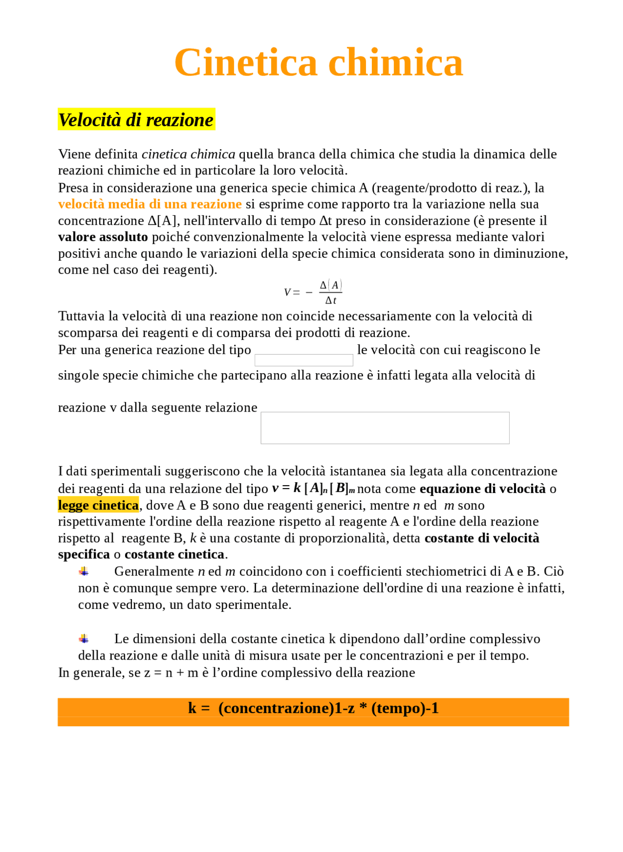 Chimica Docsity