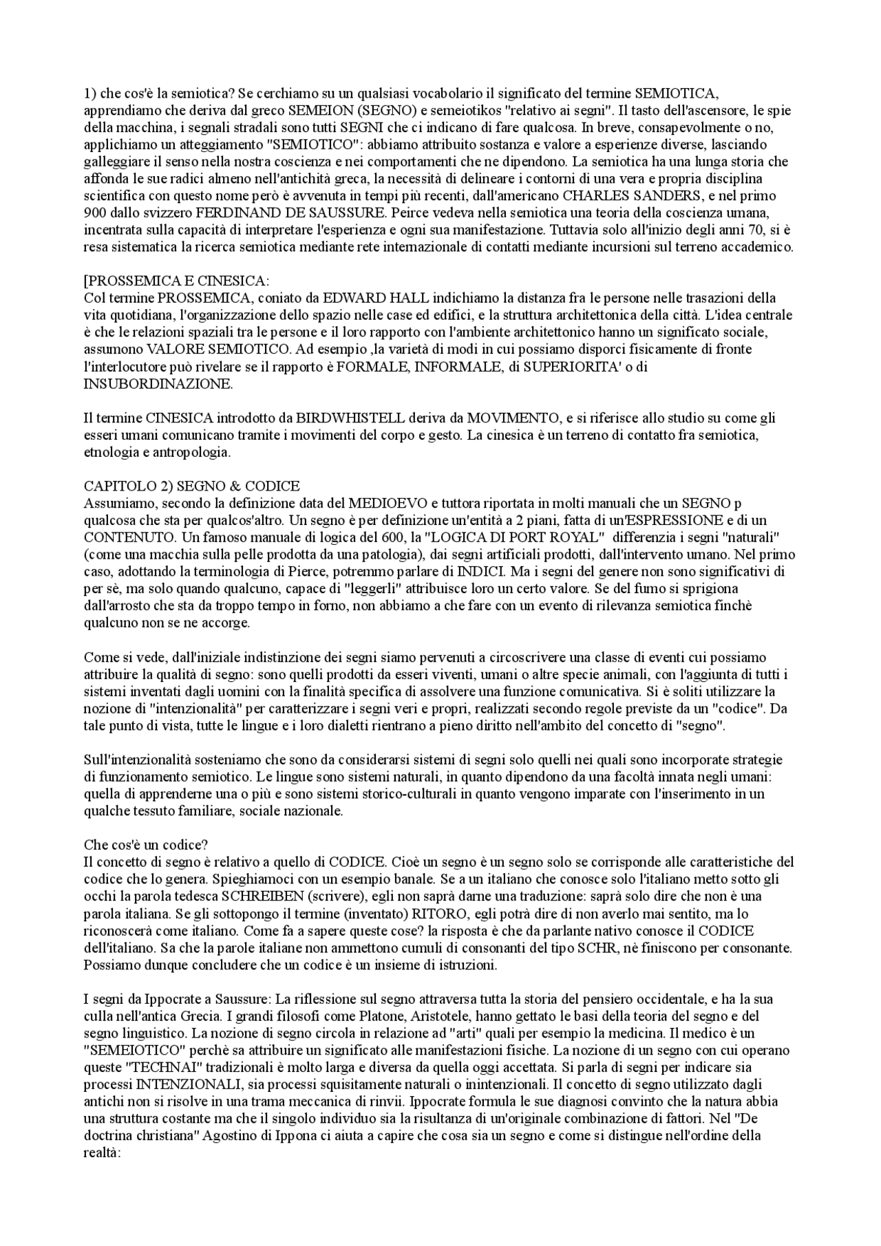 Manuale Semiotica Gensini Docsity