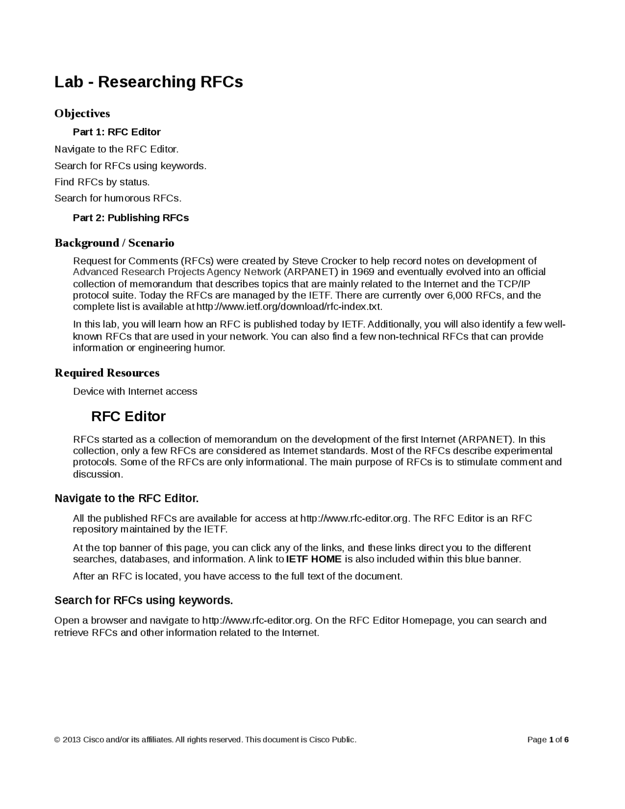 3.2.4.7 lab researching rfcs | Study notes Programming for Engineers ...