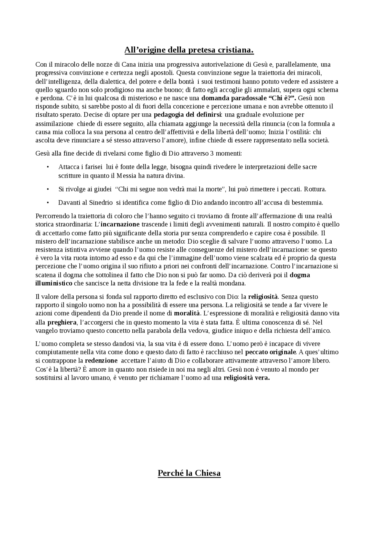Teologia Ii Alberto Docsity