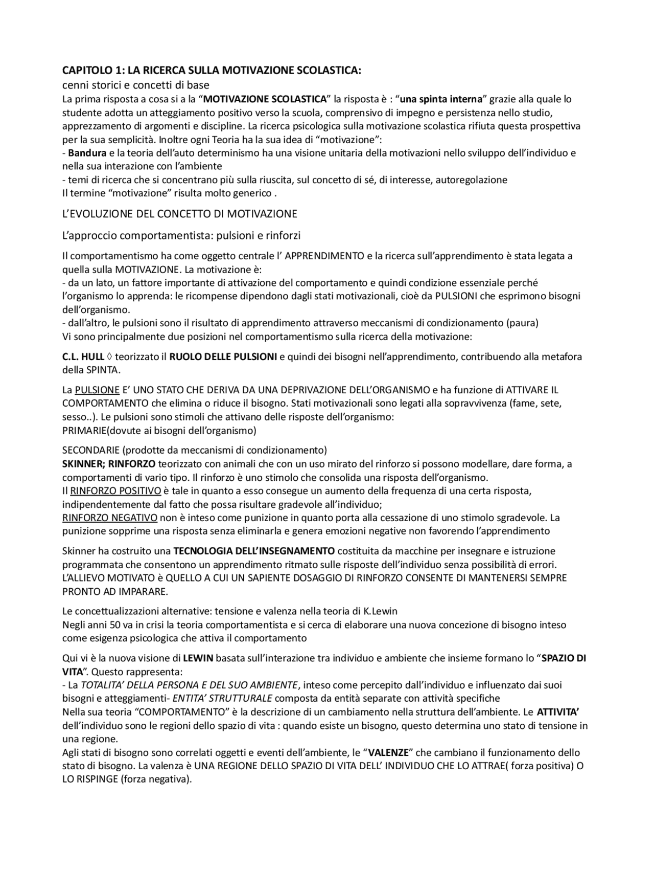 Boscolo- la fatica e il piacere di imparare - Docsity