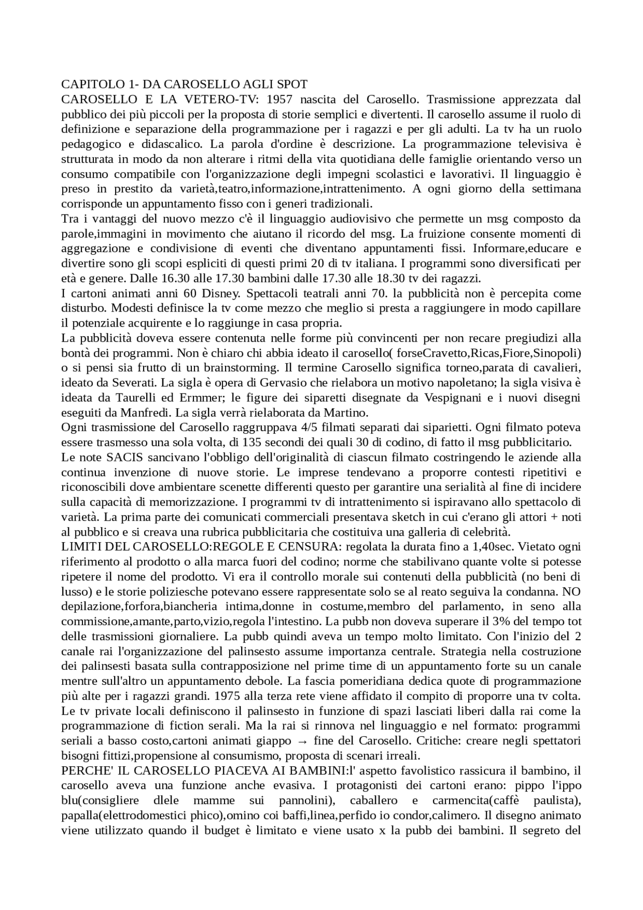 Bambini E Pubblicita Docsity
