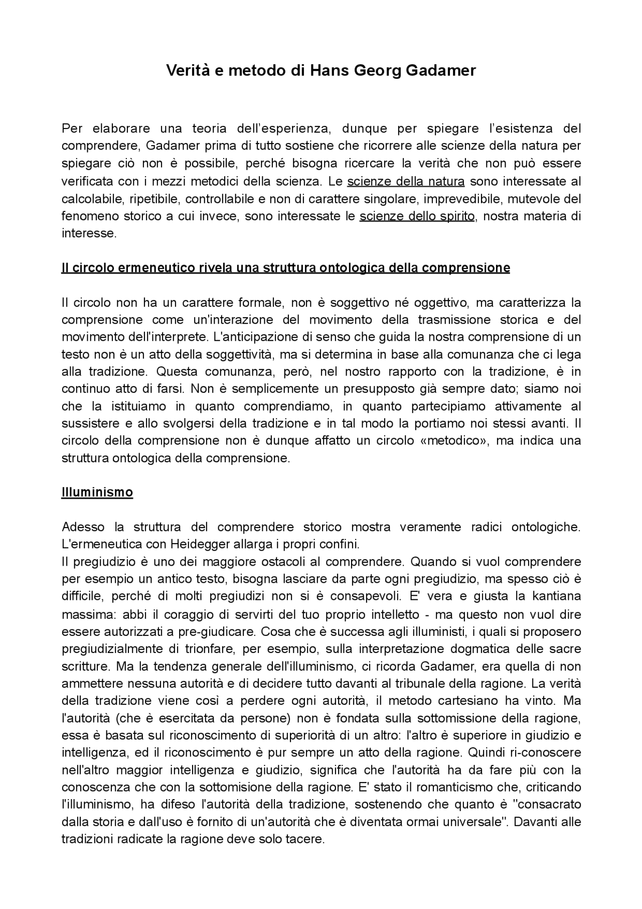 H G Gadamer Verità E Metodo Parte Seconda Ii Bompiani Milano