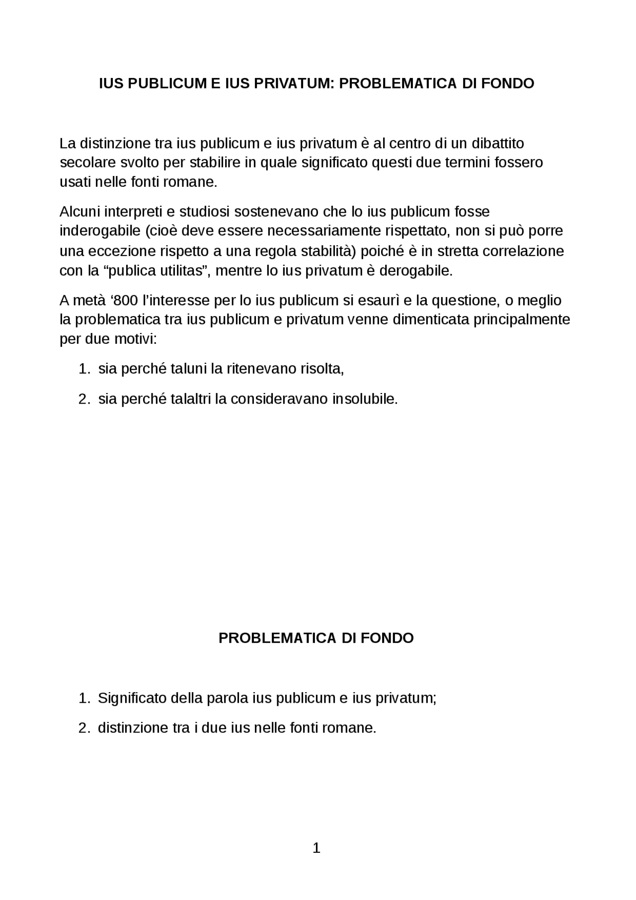 Ius publicum ius privatum ulpiano, gaio, cicerone | Prove d'esame di ...