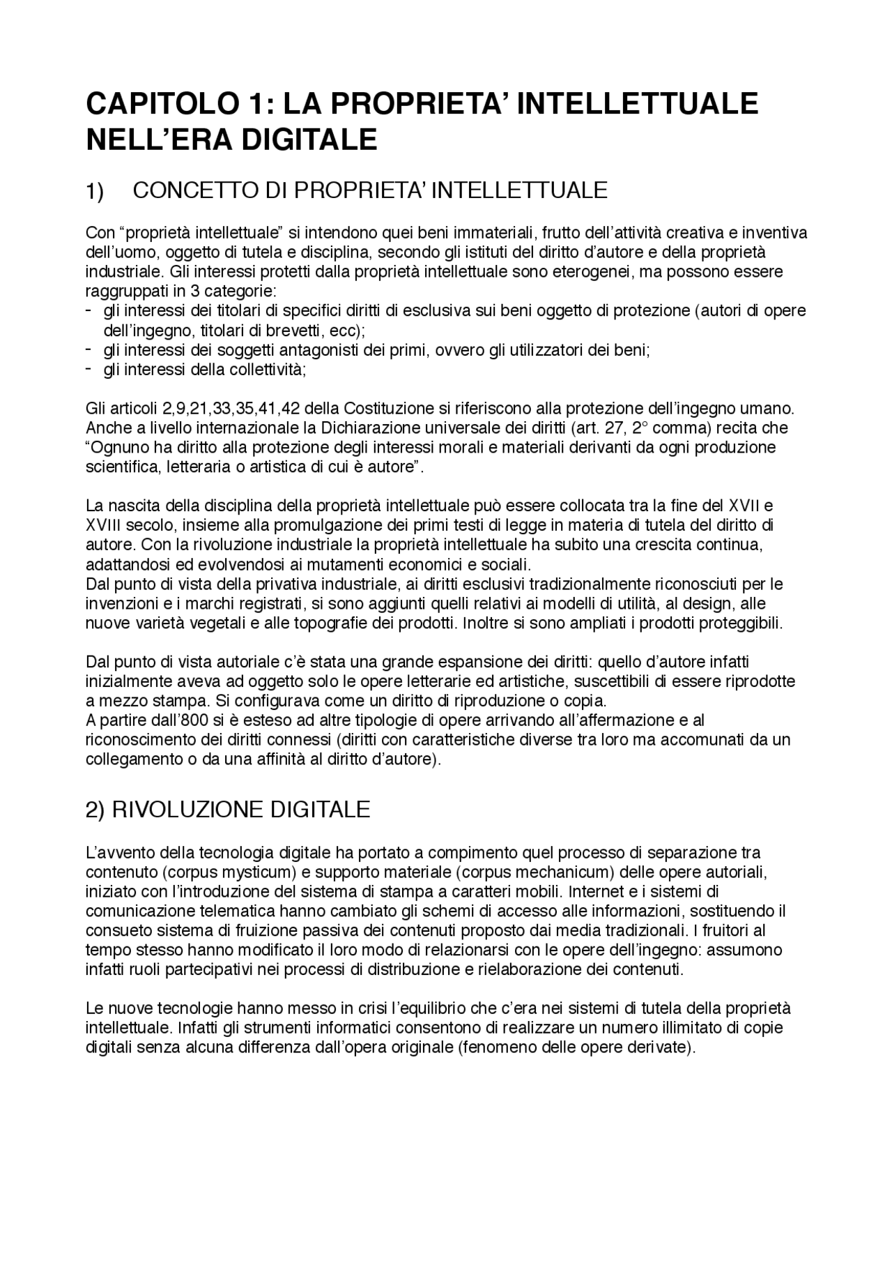 Diritto Digitale Docsity