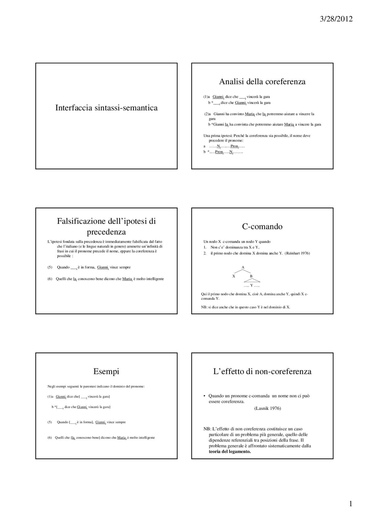 5. interfaccia sintassi semantica - Docsity