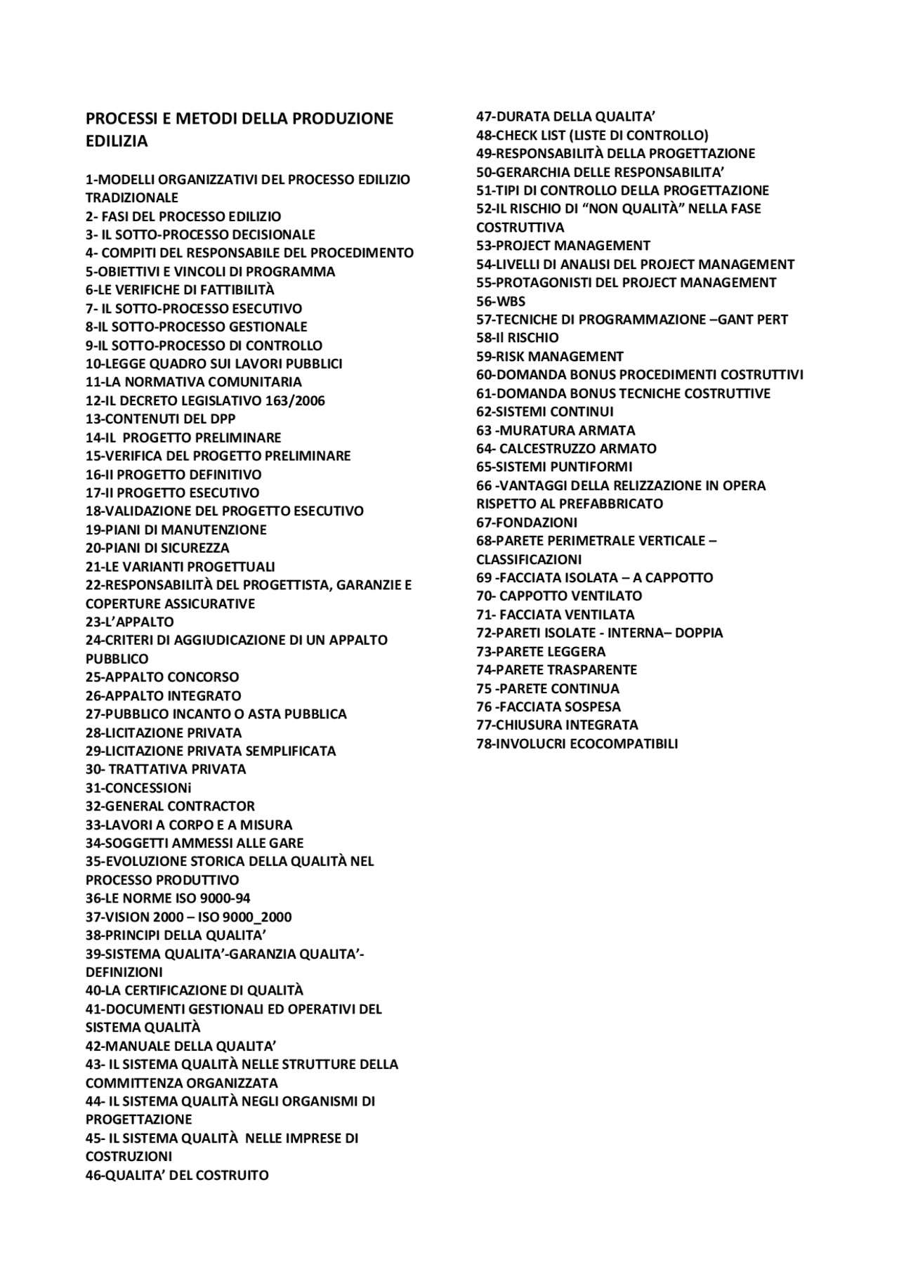 Appunti Processi Docsity