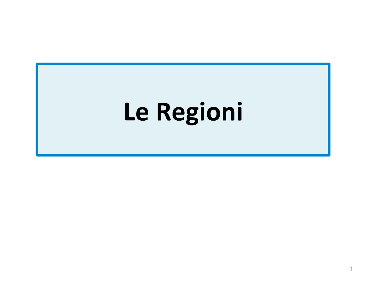 Slides Regioni Docsity