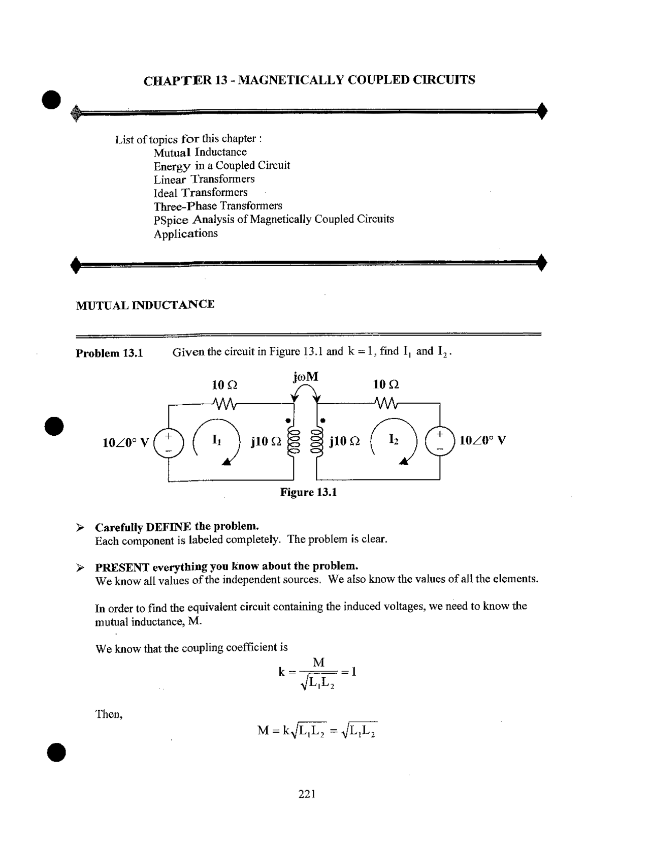 Magnetically Coupled Circuits Circuit Theory Applications Ece 202