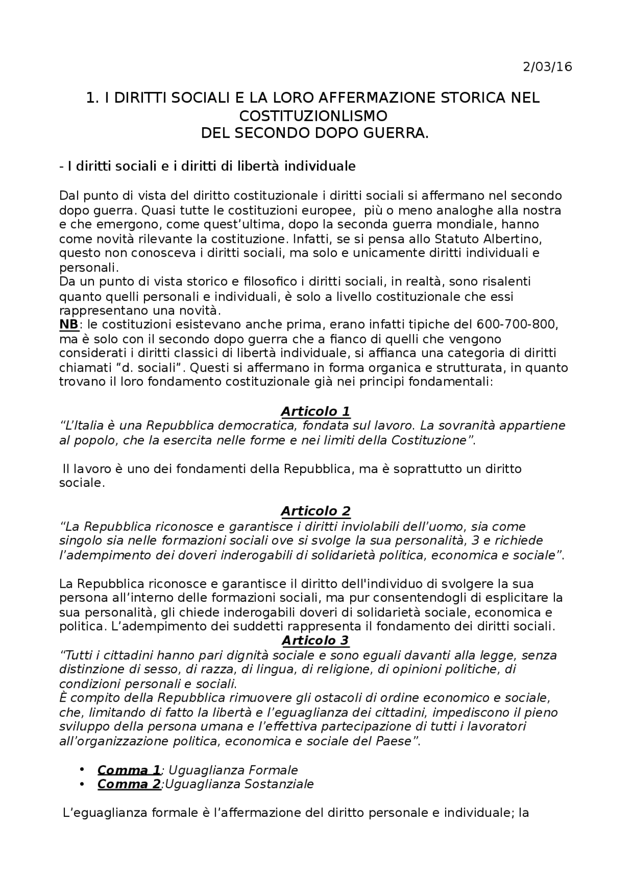 Appunti Diritto Costituzionale Ii Poggi Appunti Di Diritto