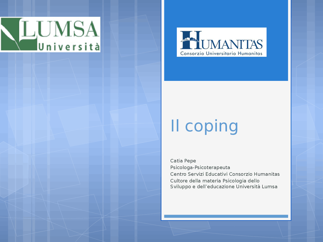 Il Coping 3 Appunti Di Psicologia Generale Docsity