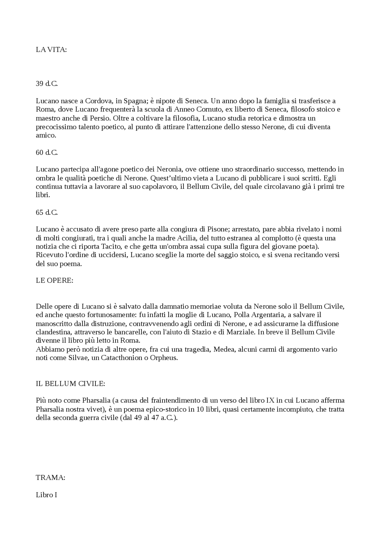 Lucano Docsity