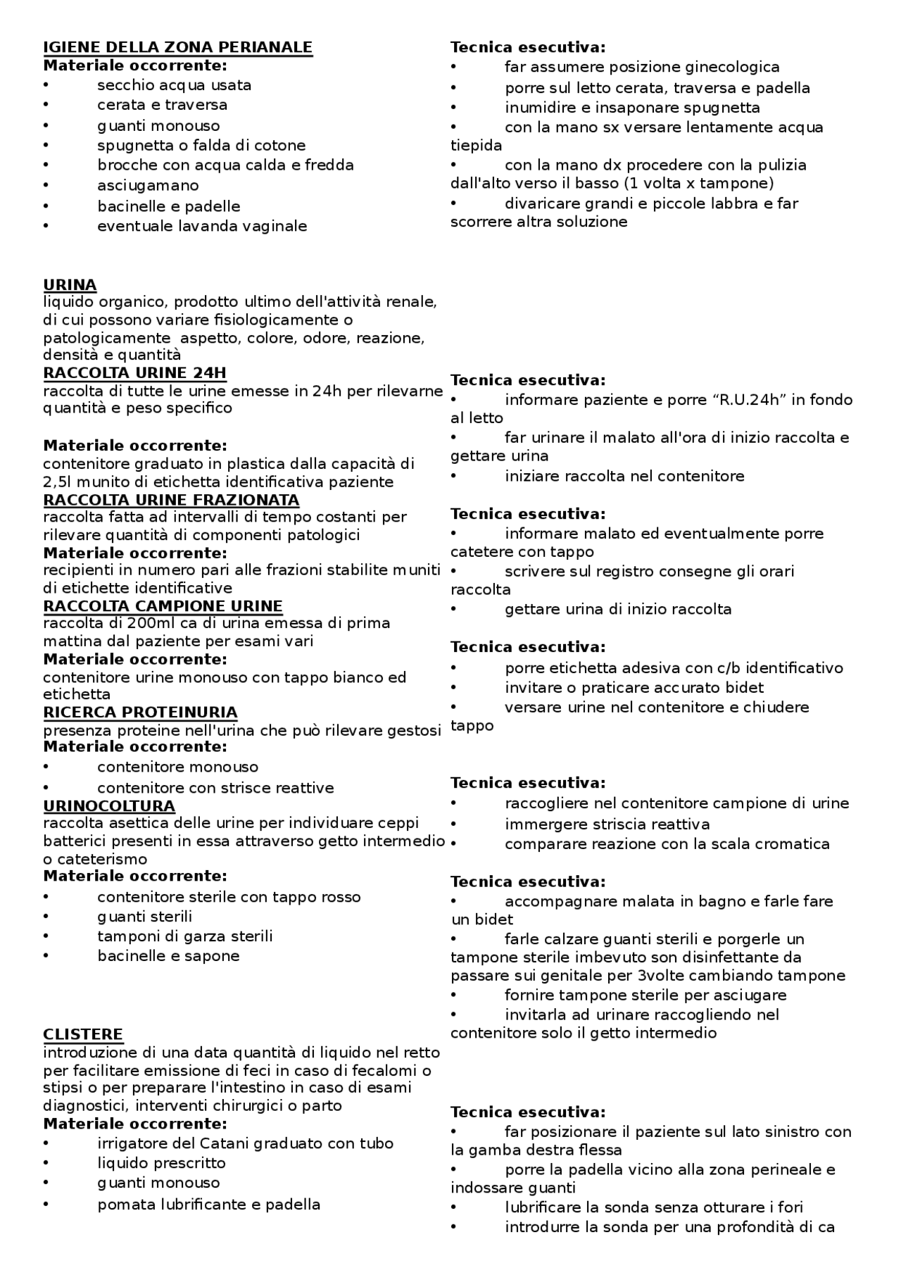 Infermieristica Di Base Docsity