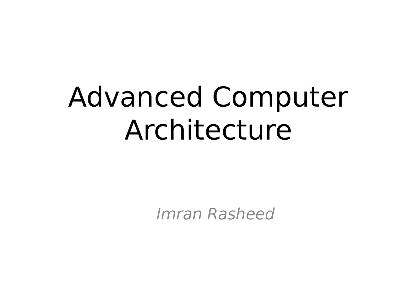 Lecture 1 Introduction Docsity