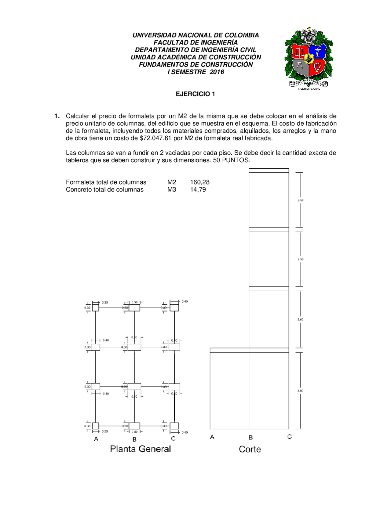 Ejercicios columna - Docsity