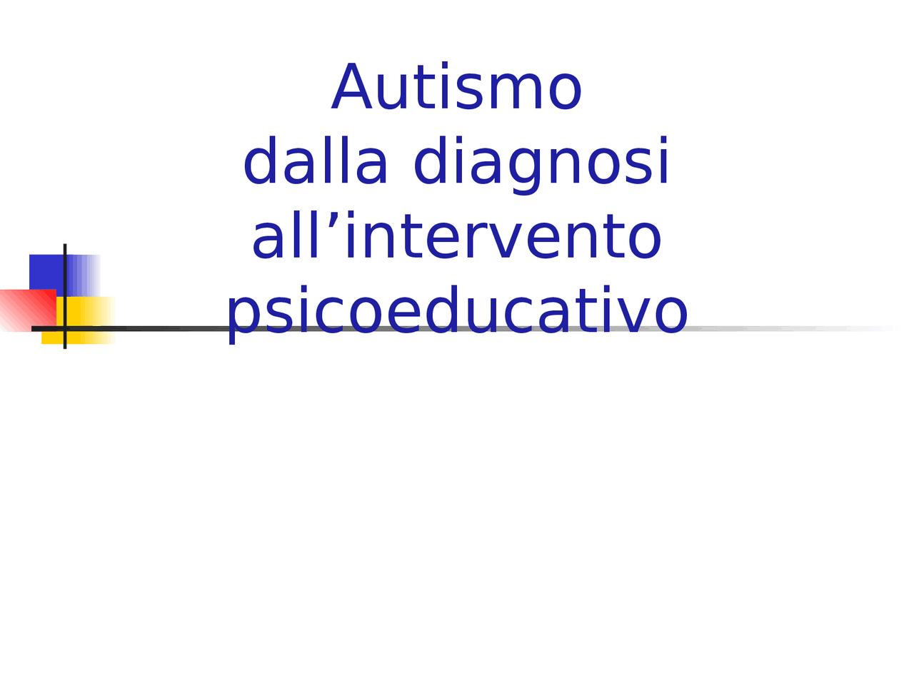 Autismo Docsity