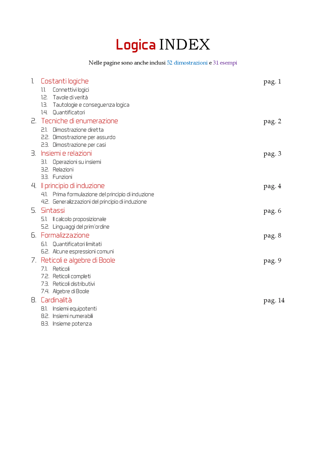 Logica Unito Laurea Triennale Di Informatica 1° Anno Docsity