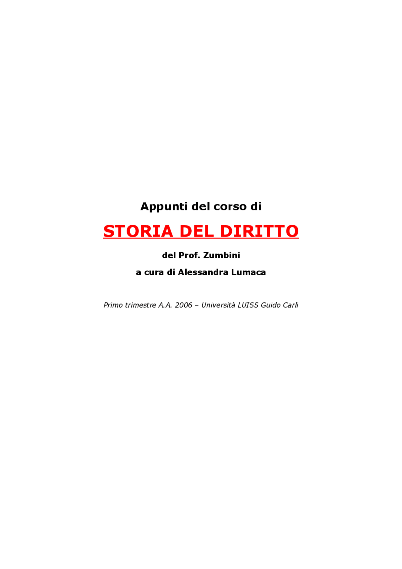 Storia Del Diritto Docsity
