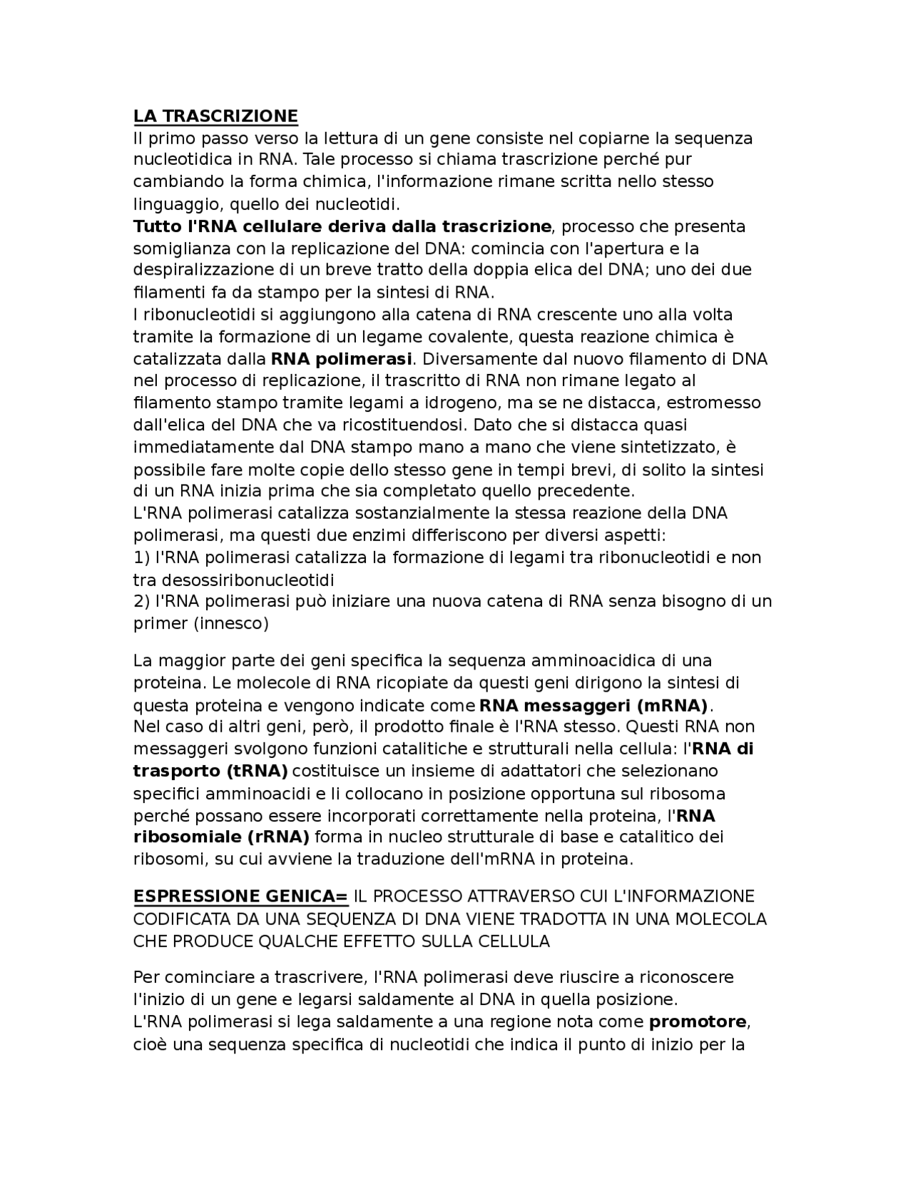 Trascrizione Docsity
