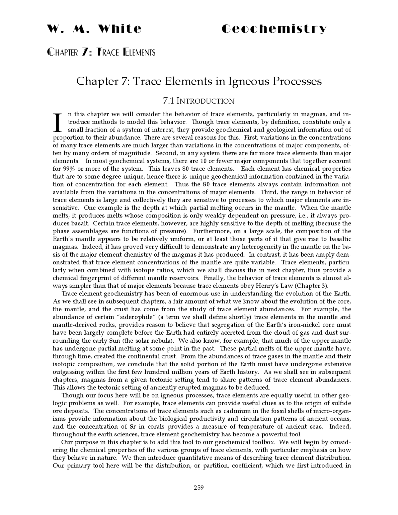 Chapter07 Introduction to Geochemistry by White | Essays (university ...