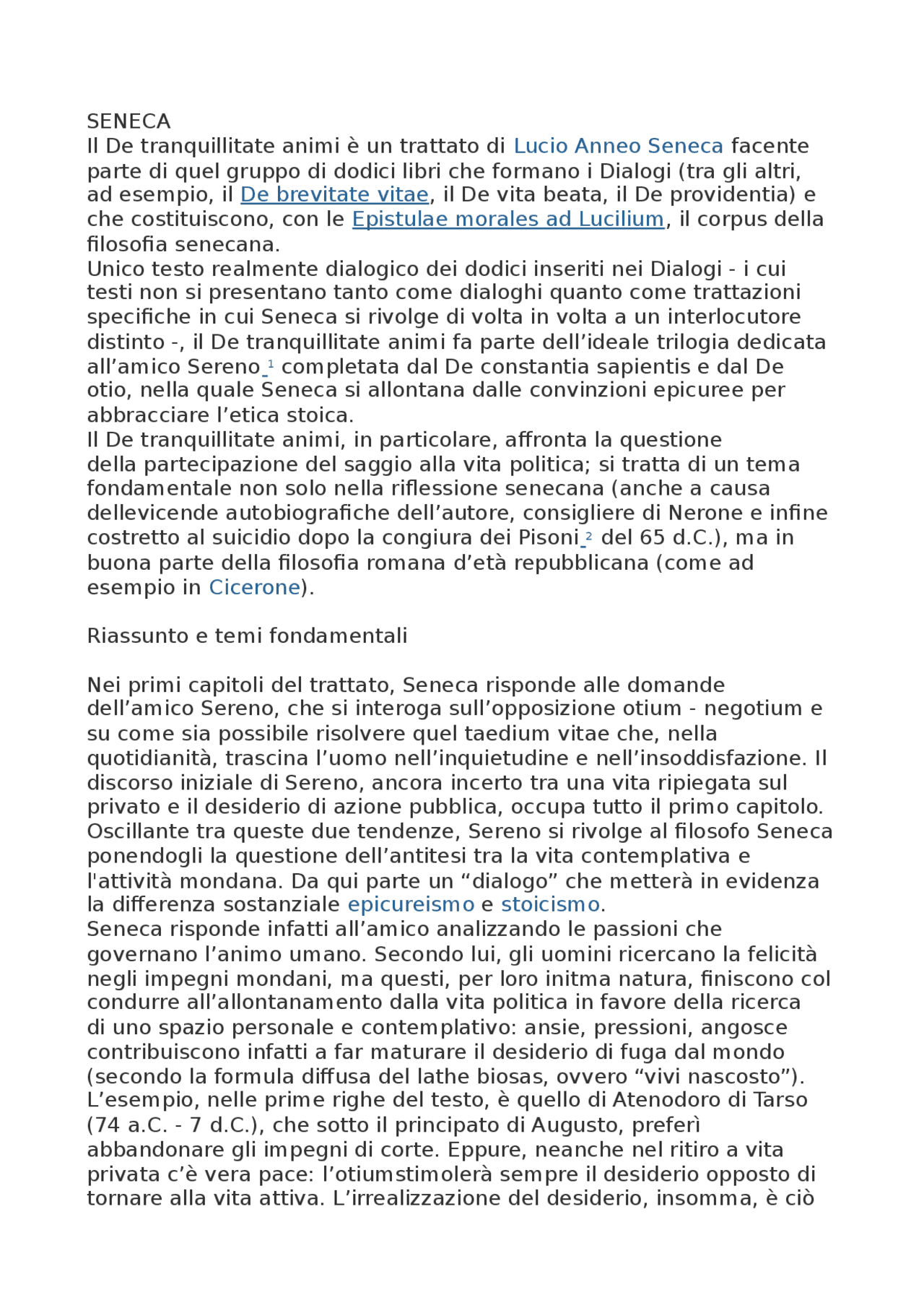 Seneca Docsity