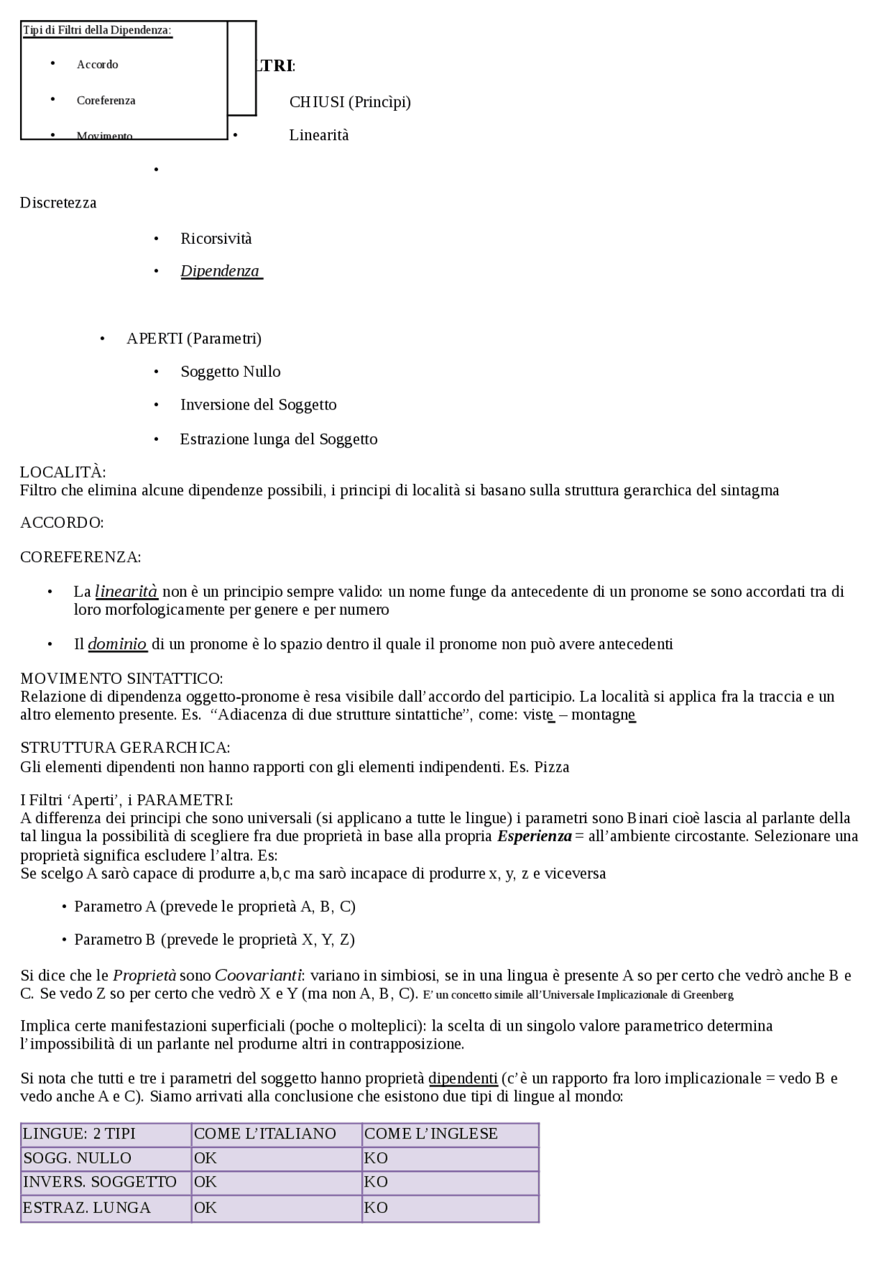 Appunti Linguistica Generale Unimore Prof Guardiano Docsity