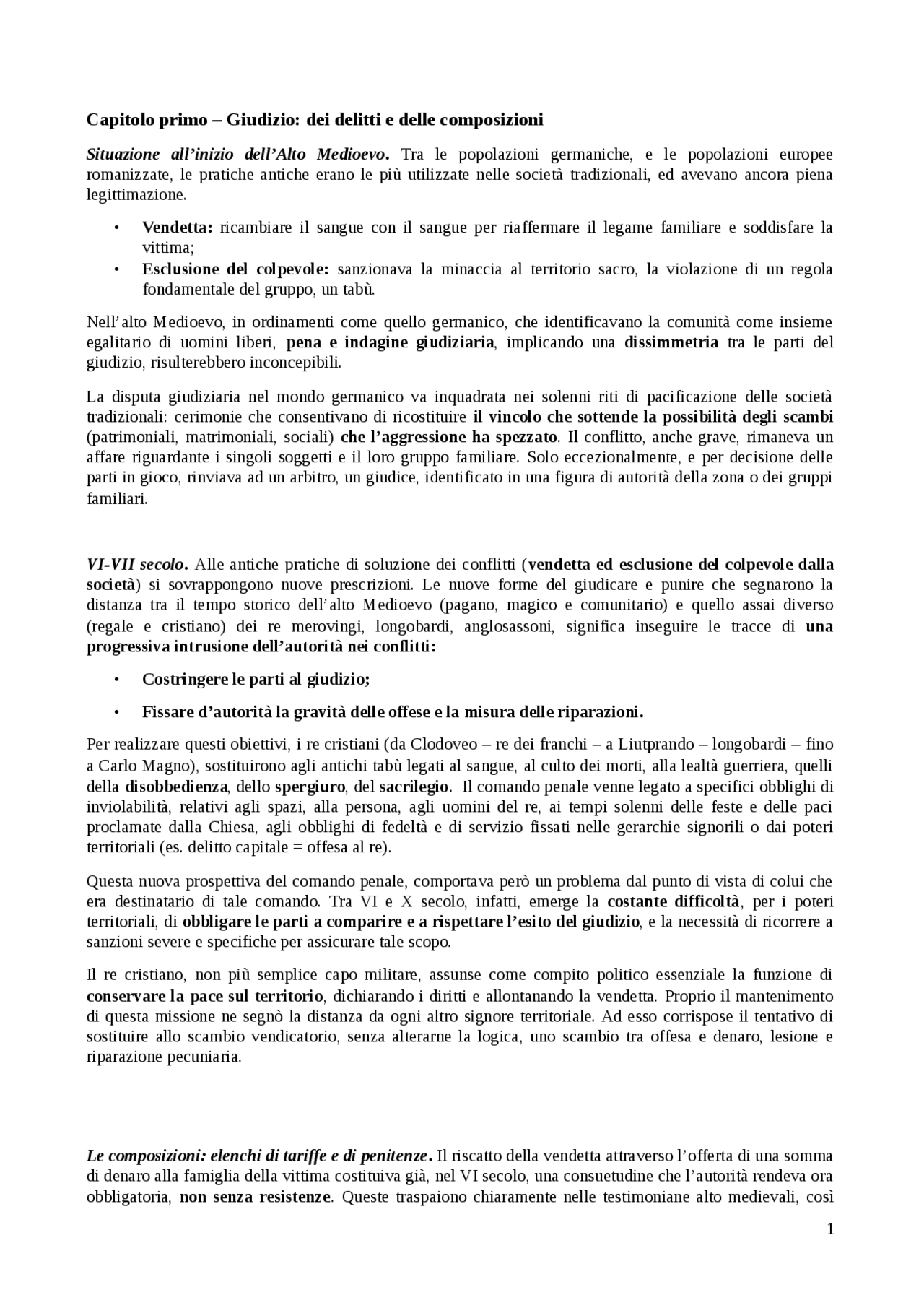 Il Processo Penale Dal Profilo Storico Docsity