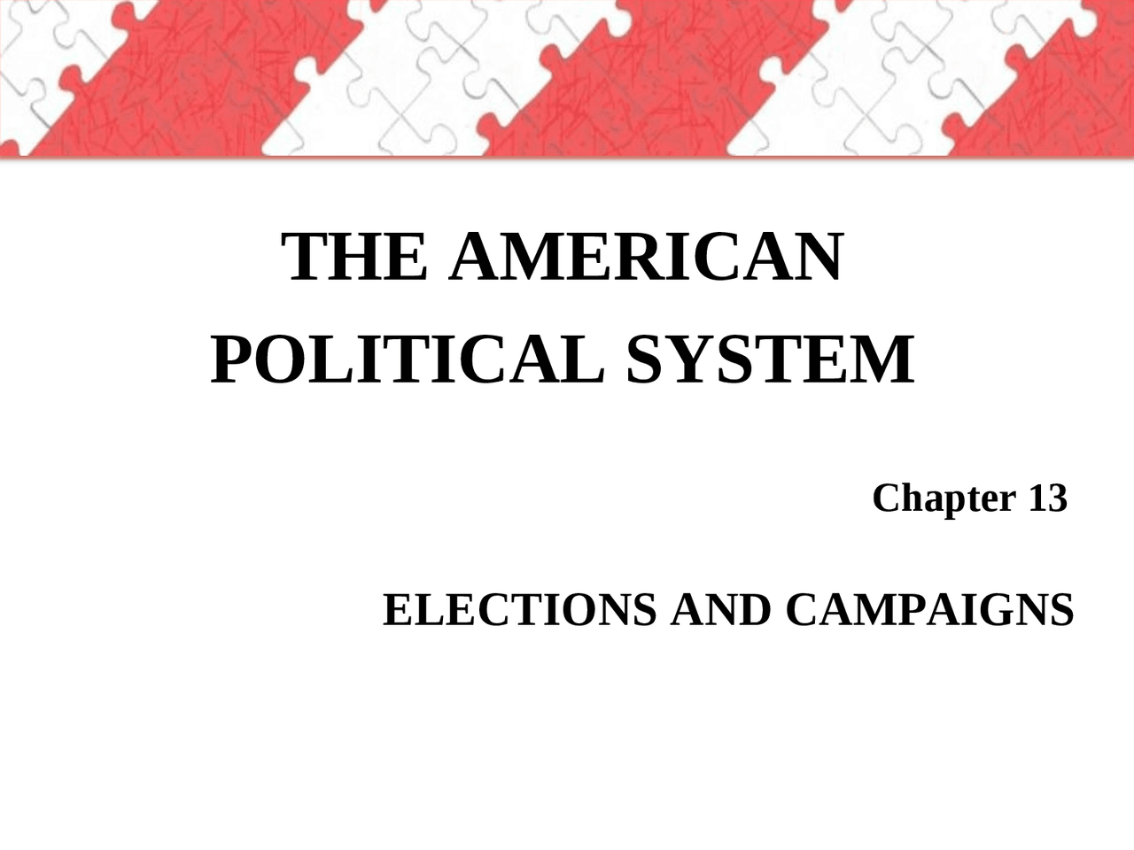 Election and Campaigns - American Government - Lecture Slides | PLS 201 ...