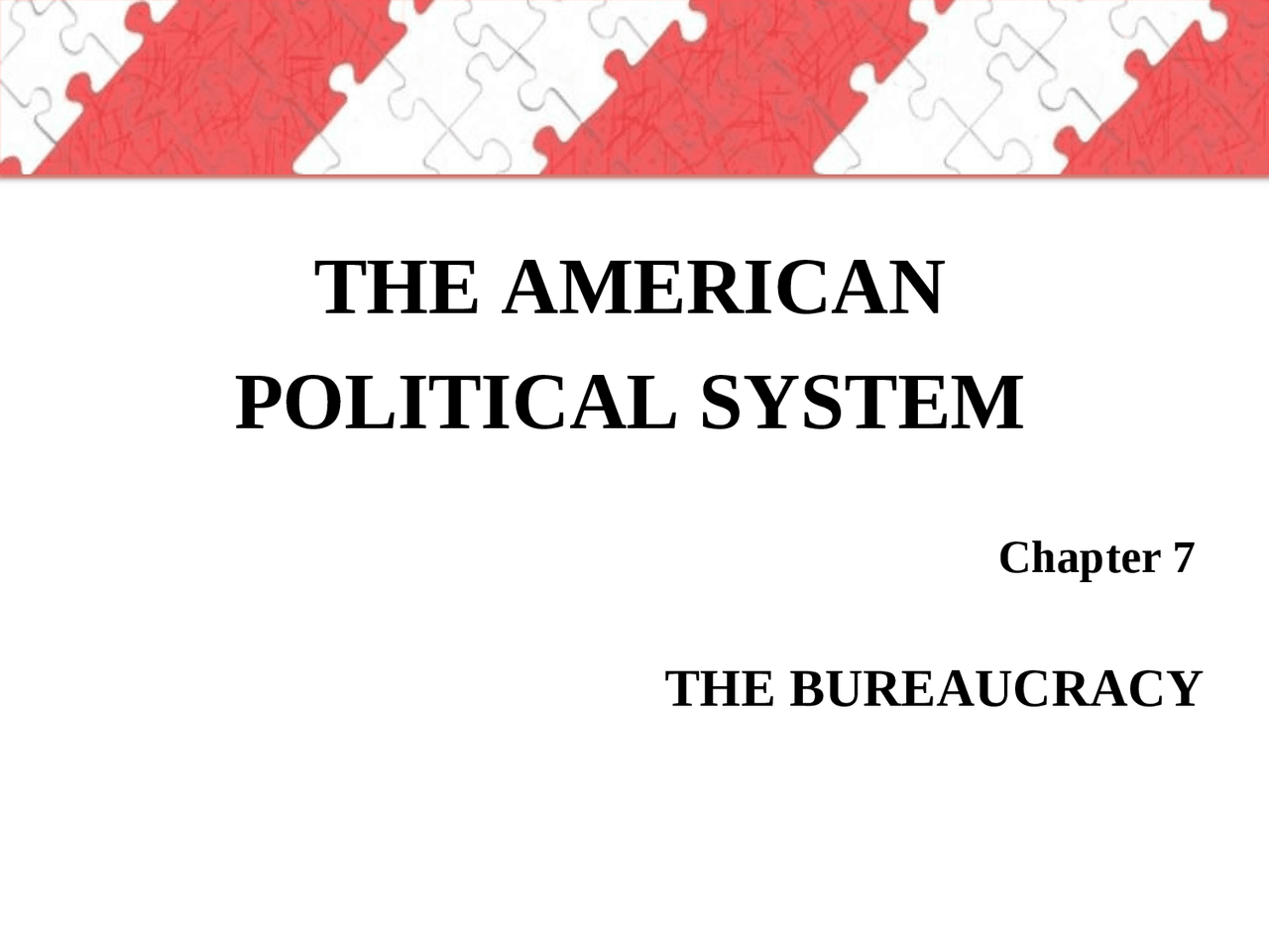 The Bureaucracy Lecture Slides Pls 201 Docsity