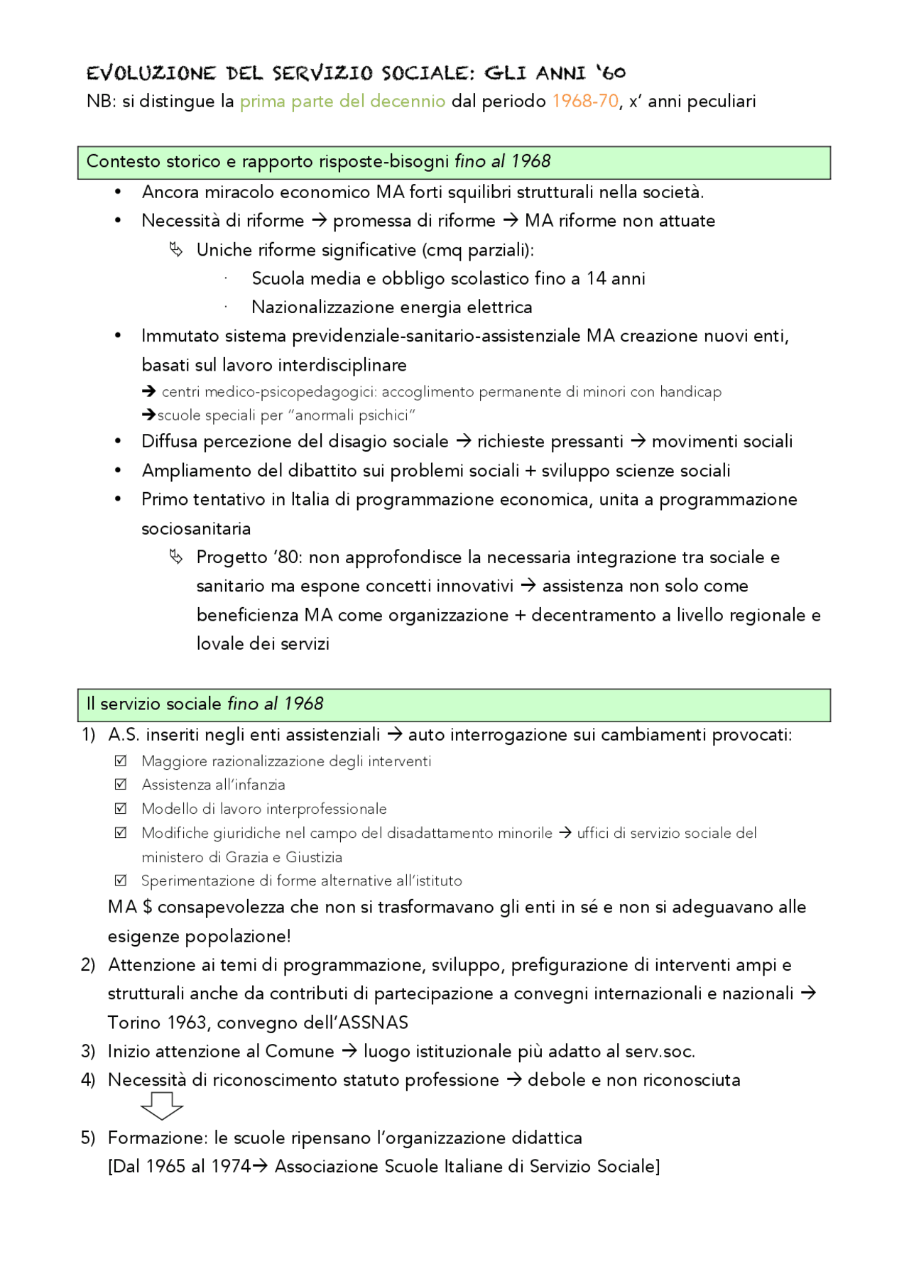 Il Servizio Sociale Eneve Cap 4 Docsity