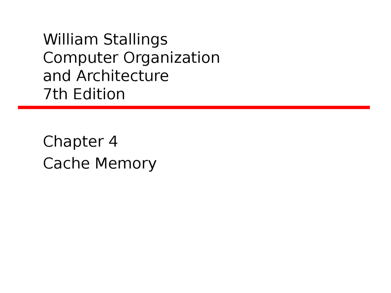 Cache memory - Docsity