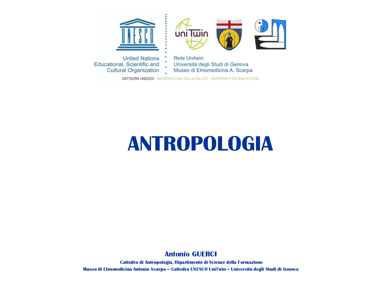 Corso Di Antropologia Docsity