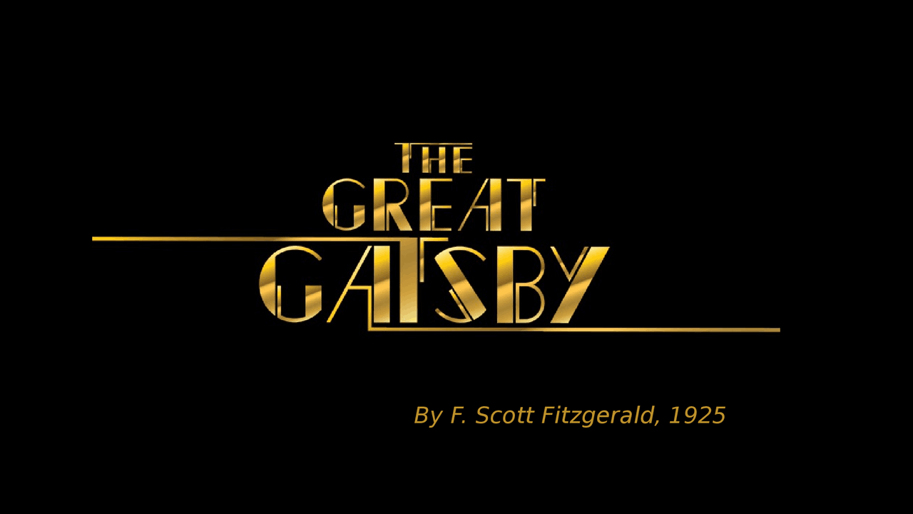 The Great Gatsby Docsity