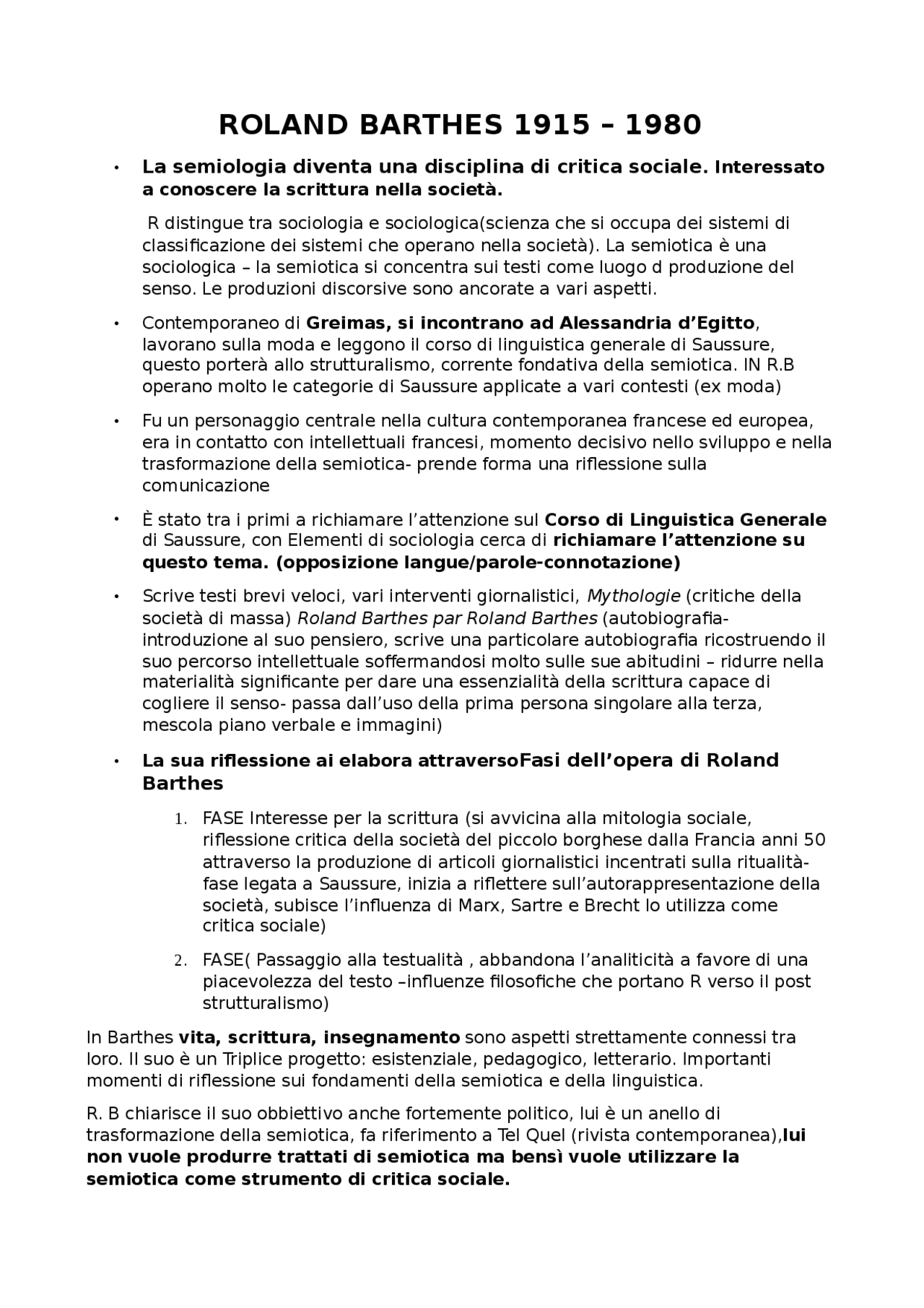 Secondo Esonero Riassunto Seconda Parte Slides Lezioni Docsity