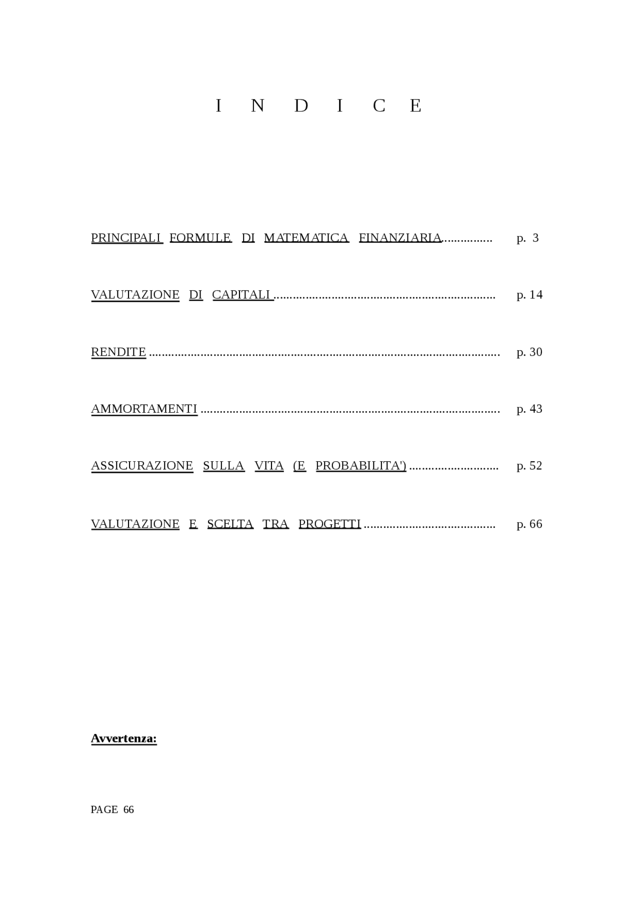 Matematica finanziaria appunti e formule | Dispense di Matematica ...