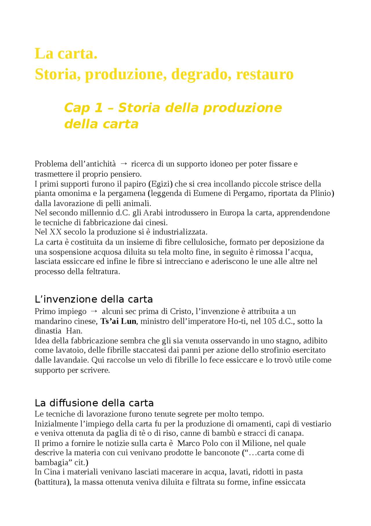 La Carta Docsity