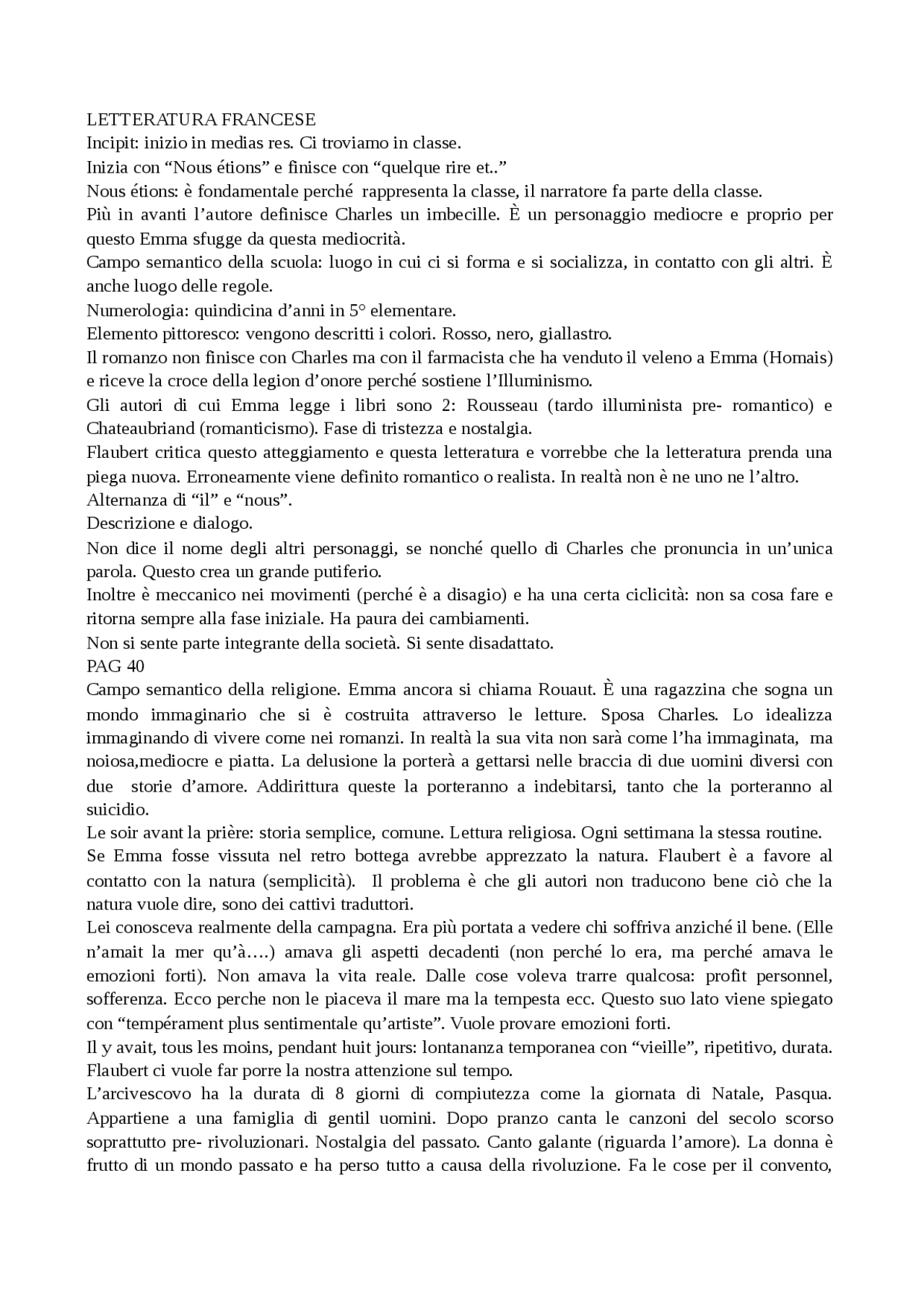 Madame Bovary Docsity
