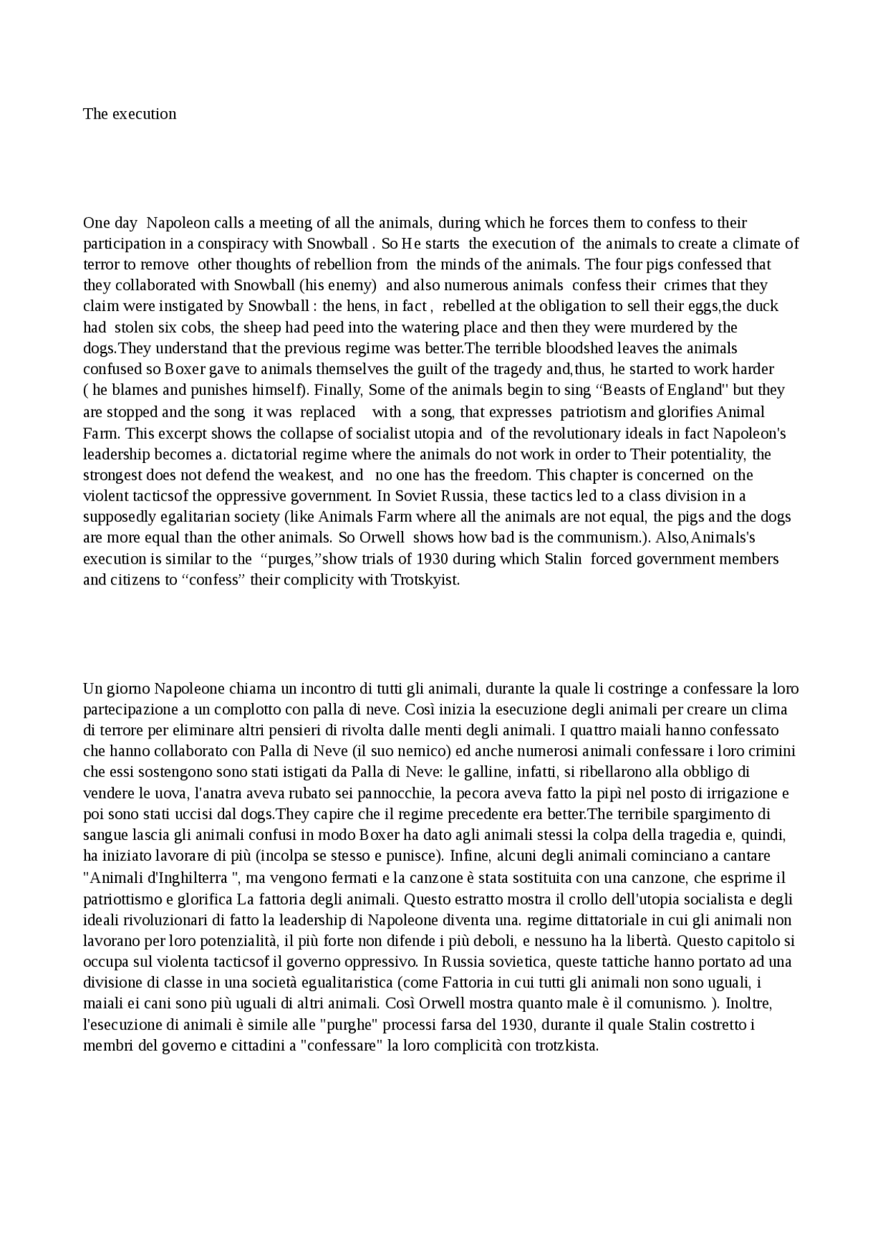 The Execution Docsity