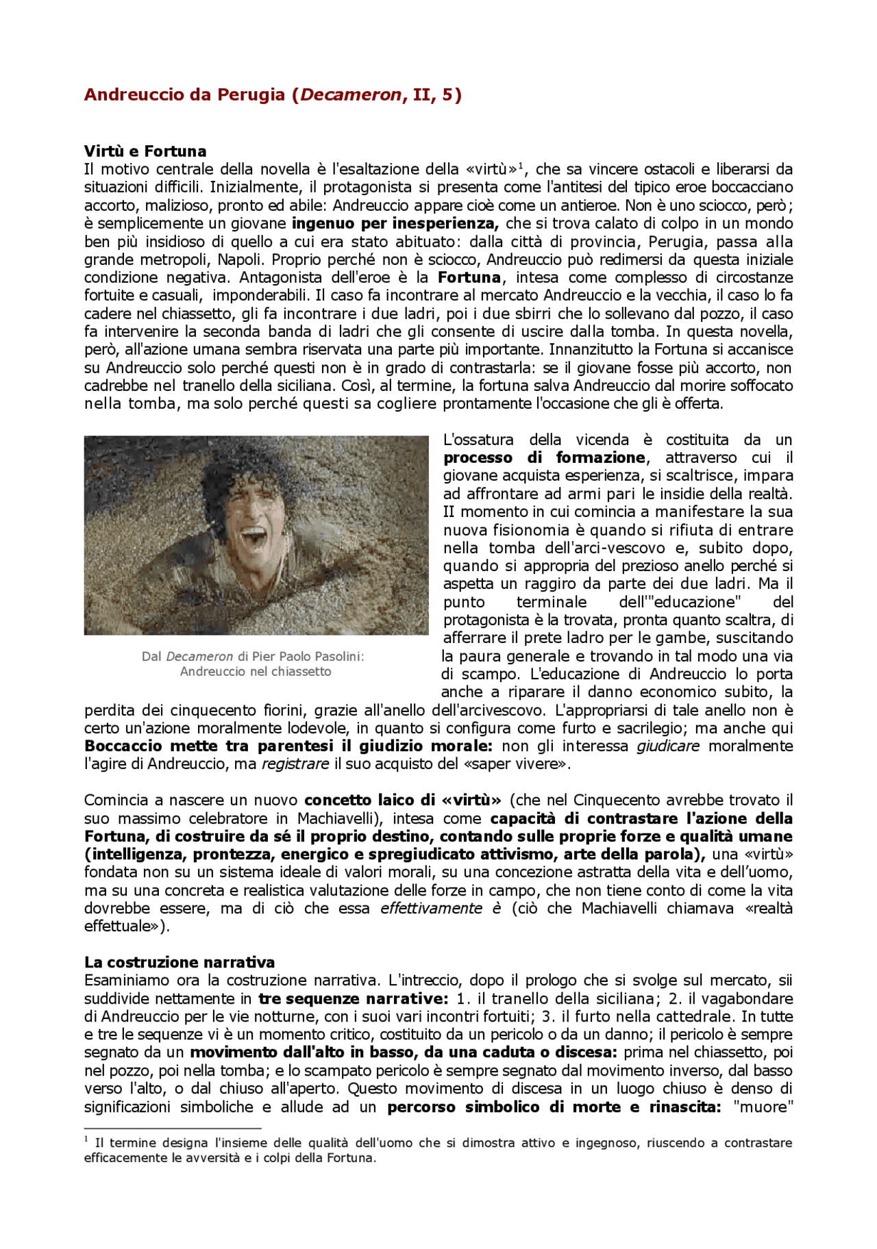 Andreuccio Da Perugia Docsity