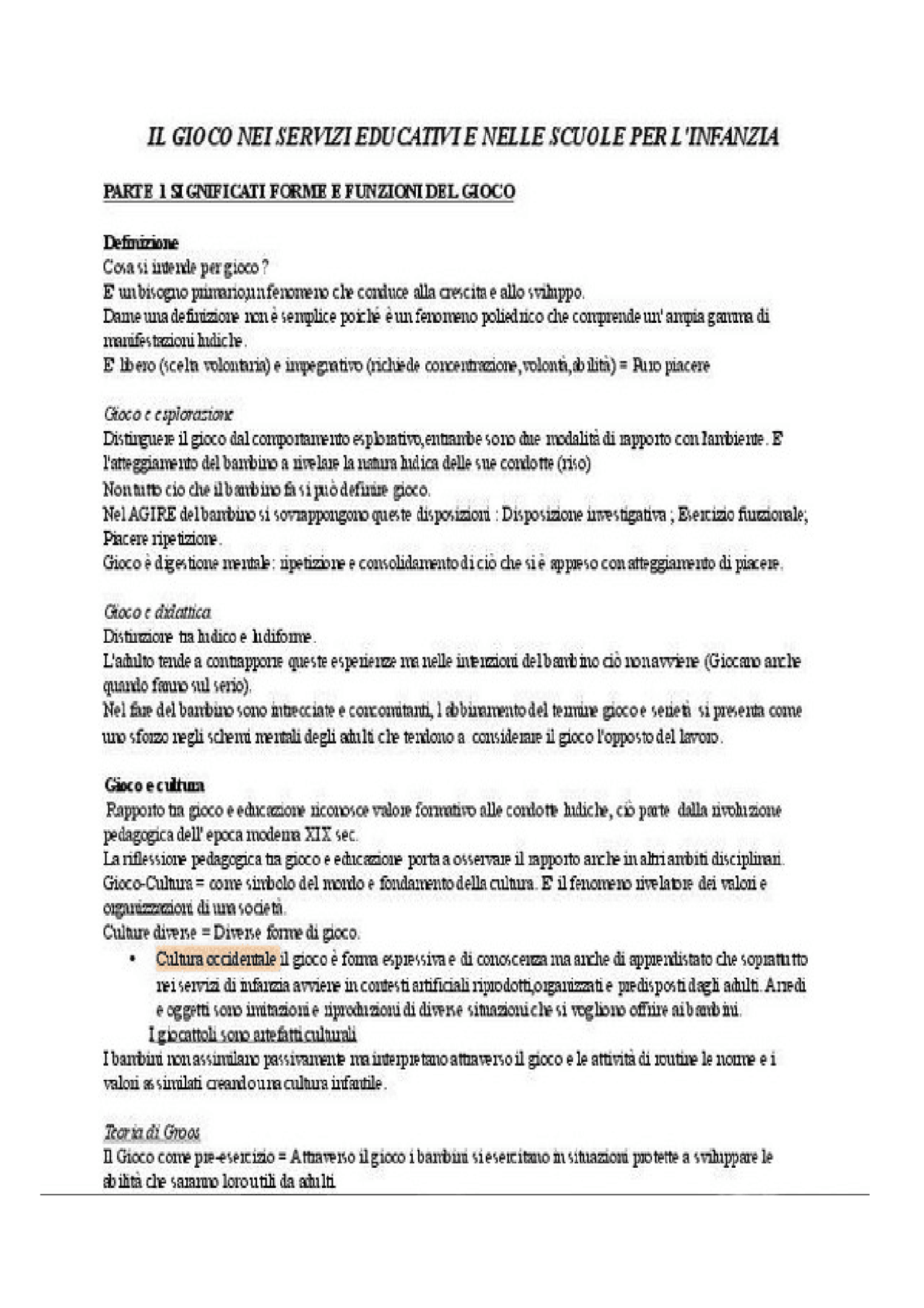 Il Gioco Docsity