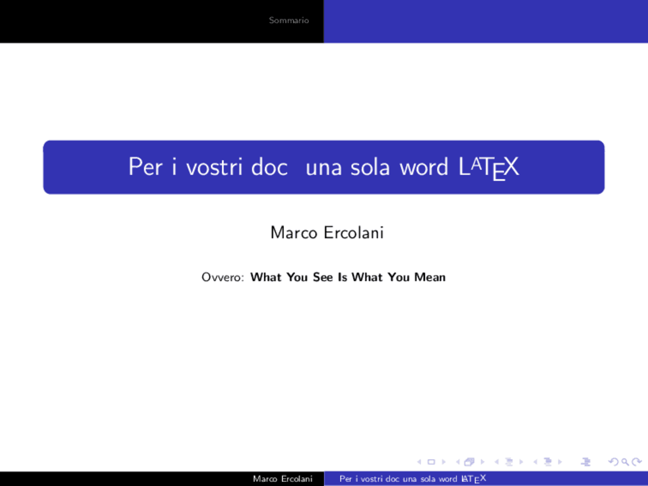 Lezione 1 Latex Docsity