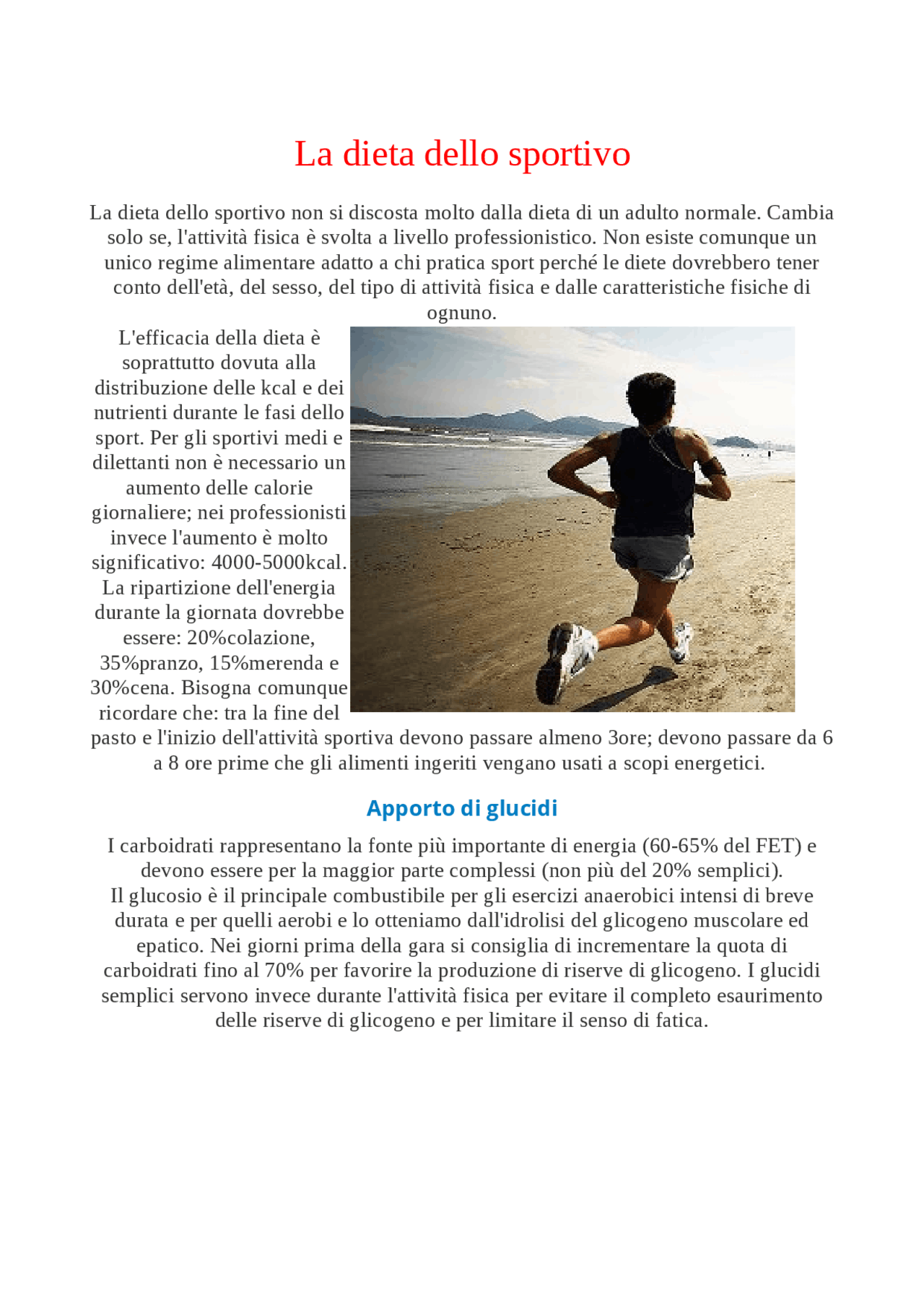 Alimentazione Docsity