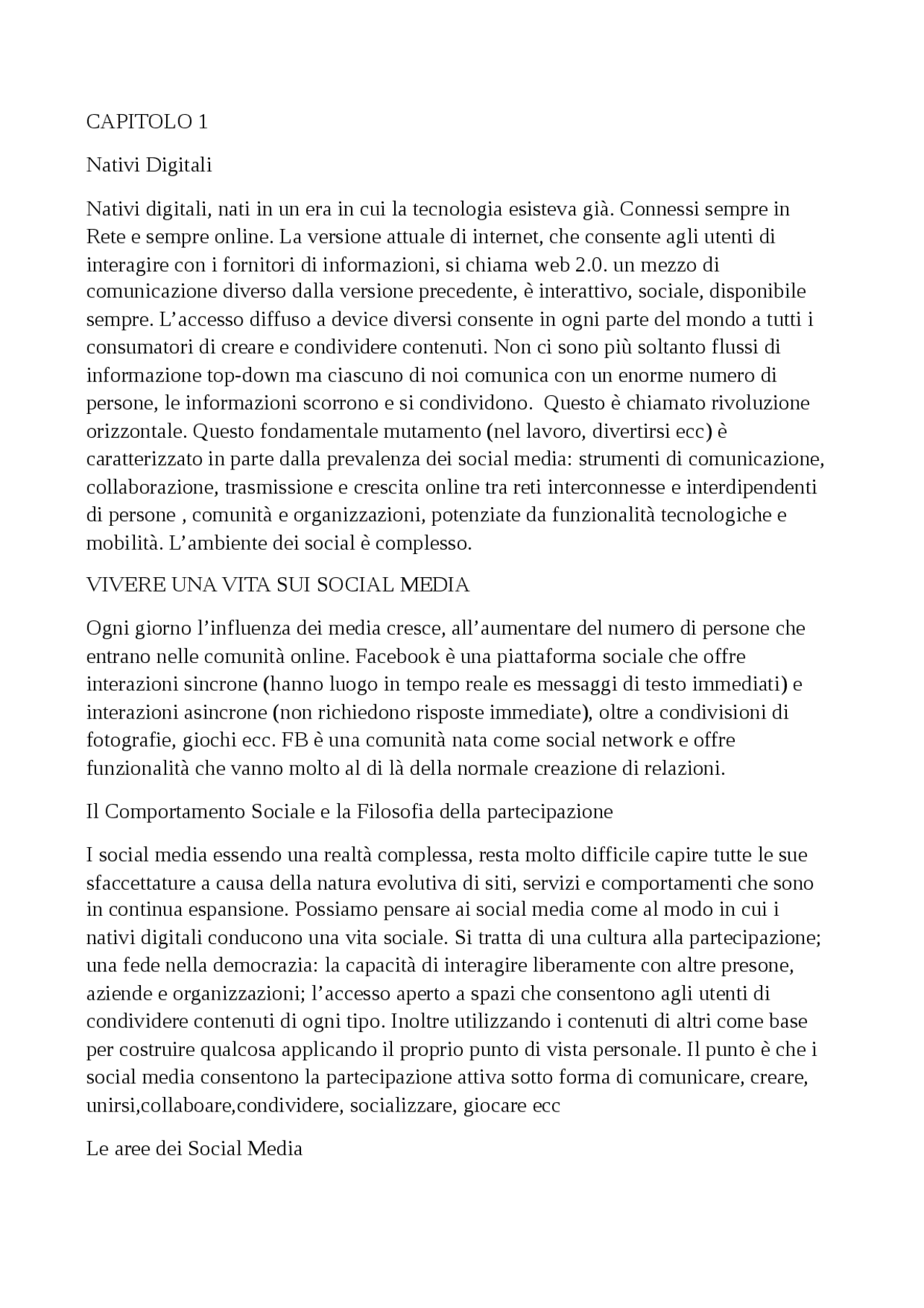Riassunti Web Marketing Docsity