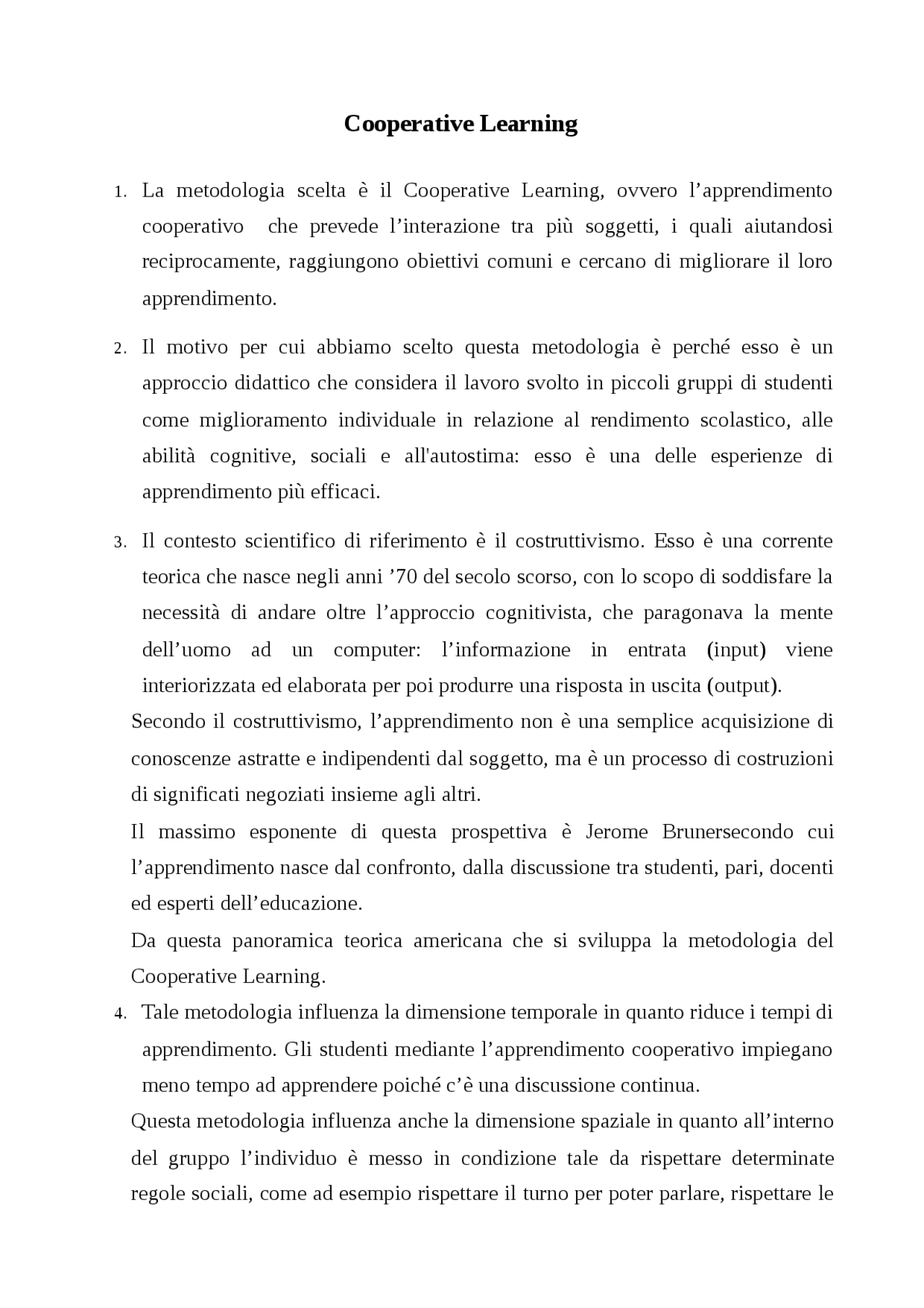 Cooperative Learning Lectures De Pédagogie Docsity