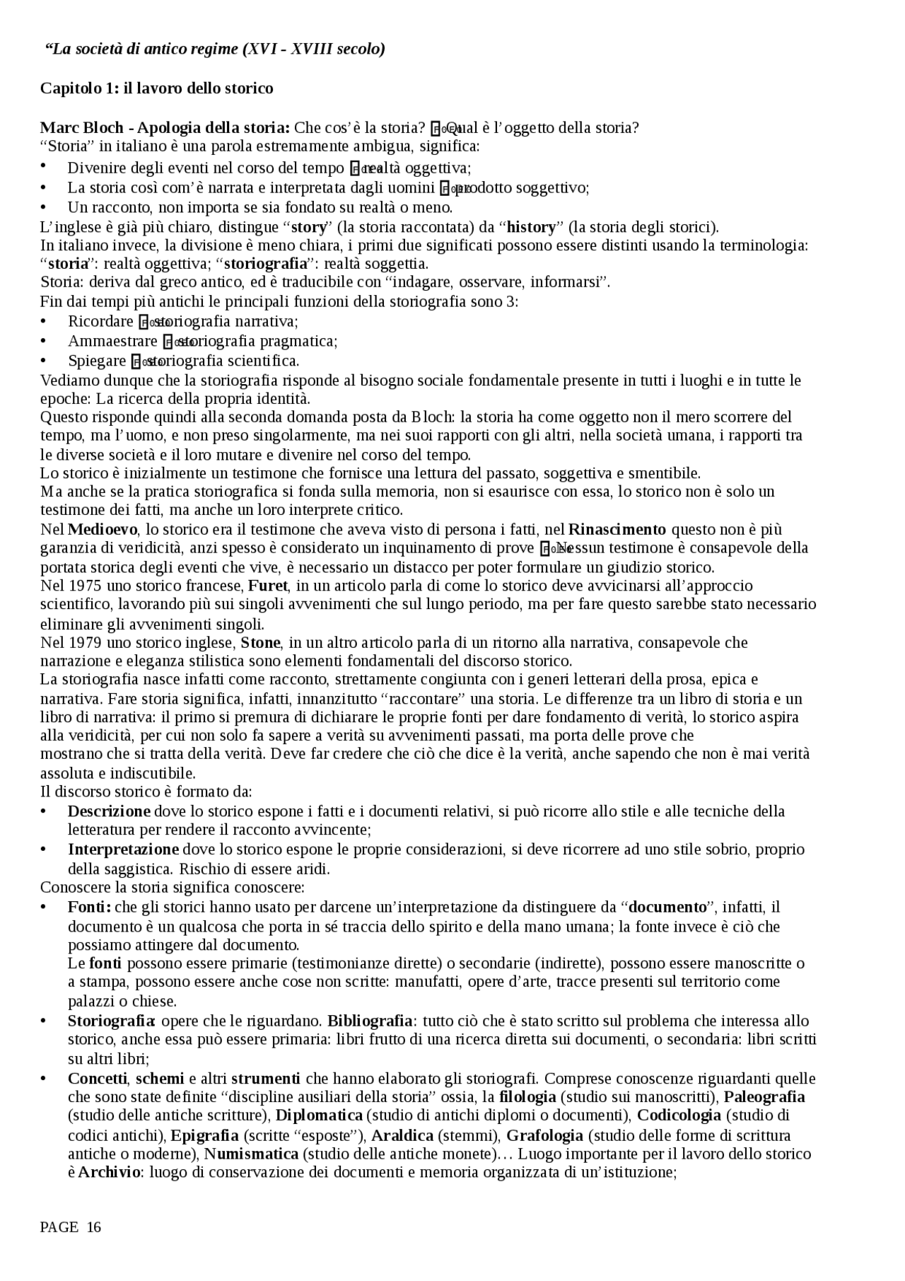 La Società Di Antico Regime Docsity