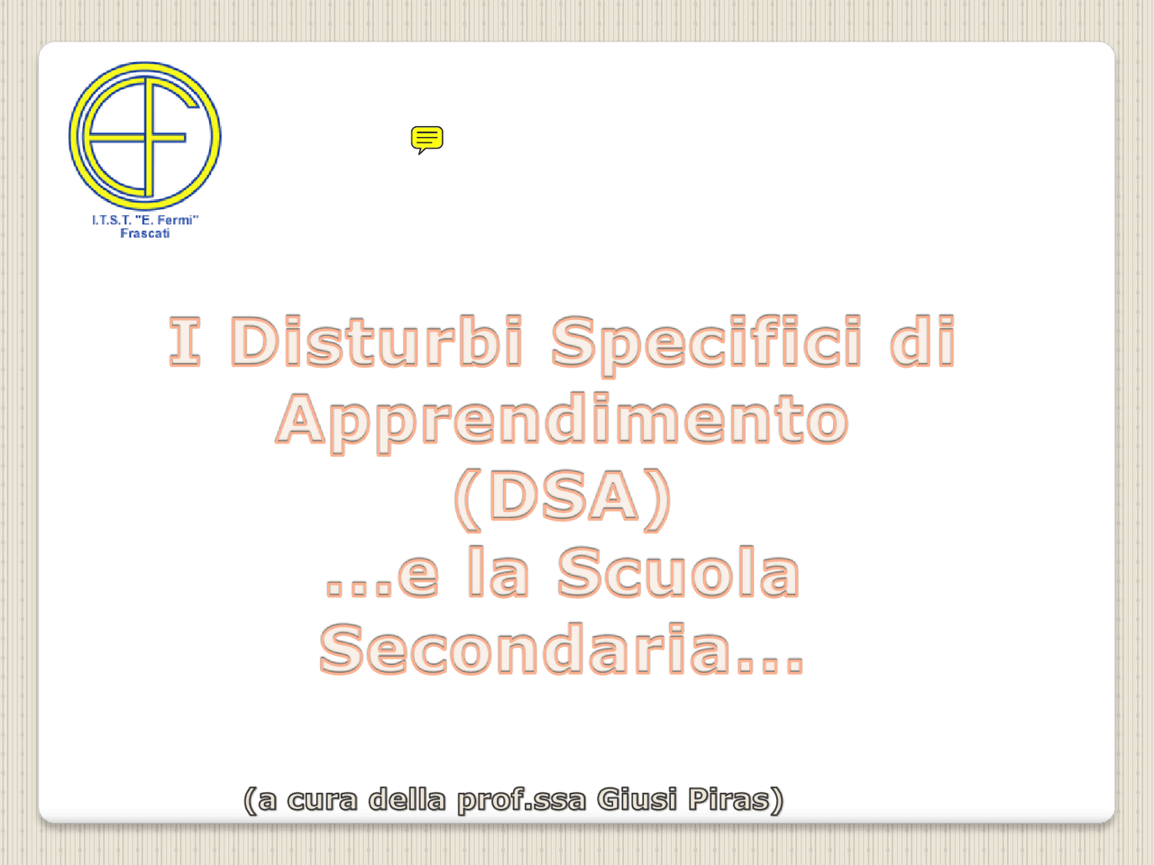 Dsa E Scuola Secondaria Docsity