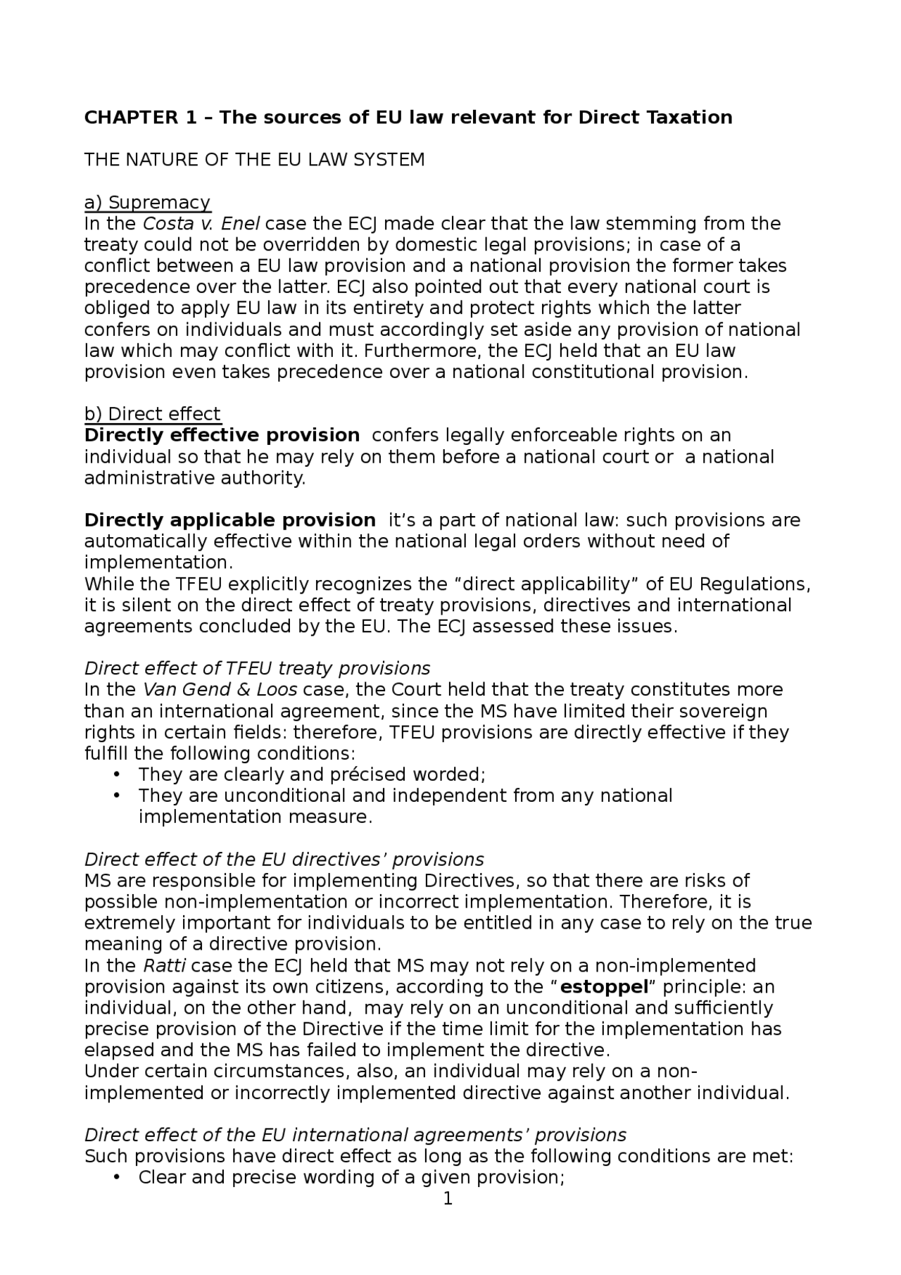 Introduction To European Tax Law Direct Taxation Docsity introduction-to-european-tax-law-direct-taxation-docsity