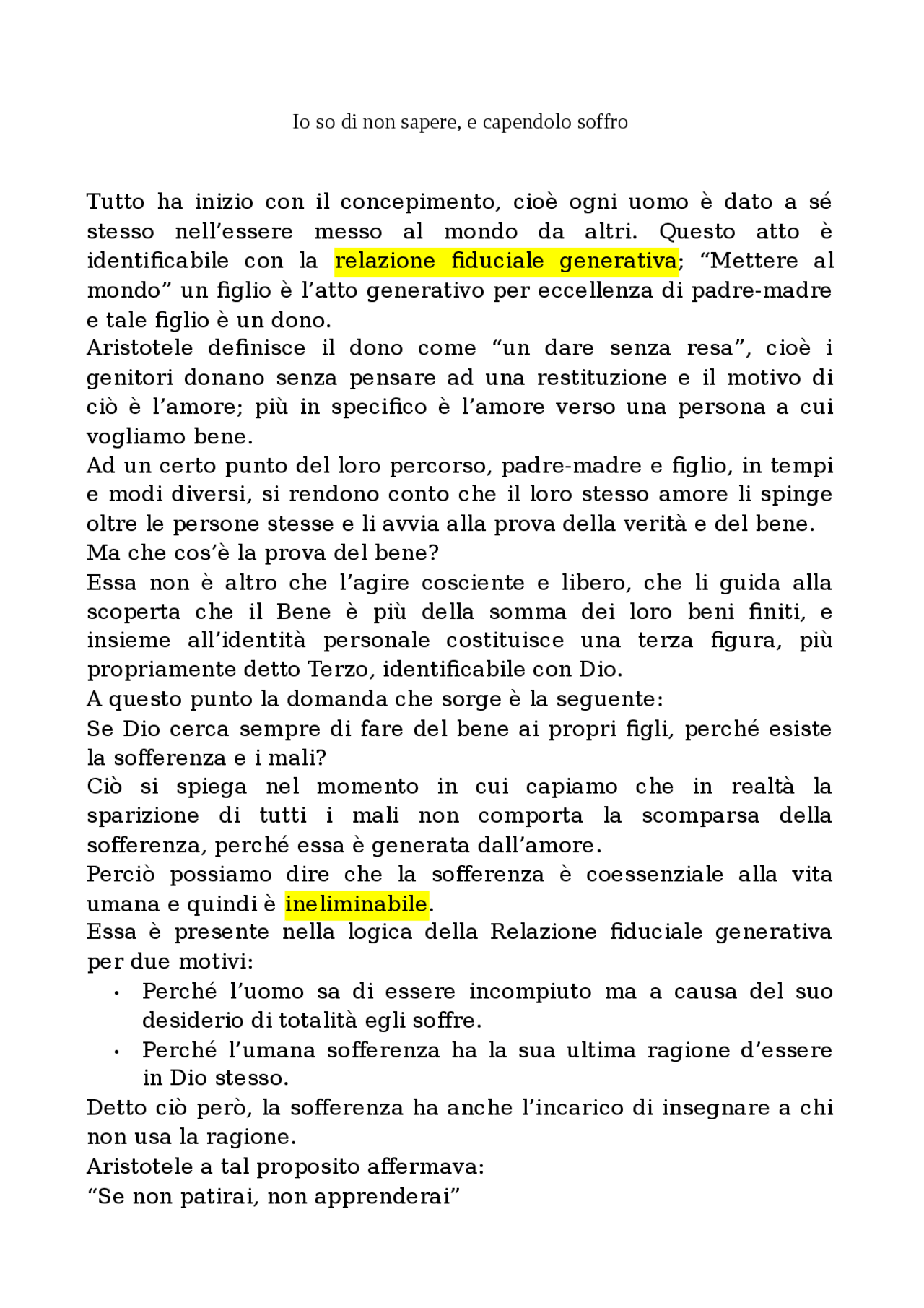 Forme E Modelli Appunti Di Storia Della Filosofia Docsity