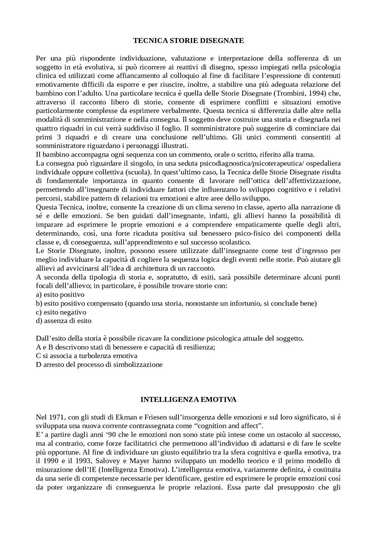 Esame Psicopatologia Docsity
