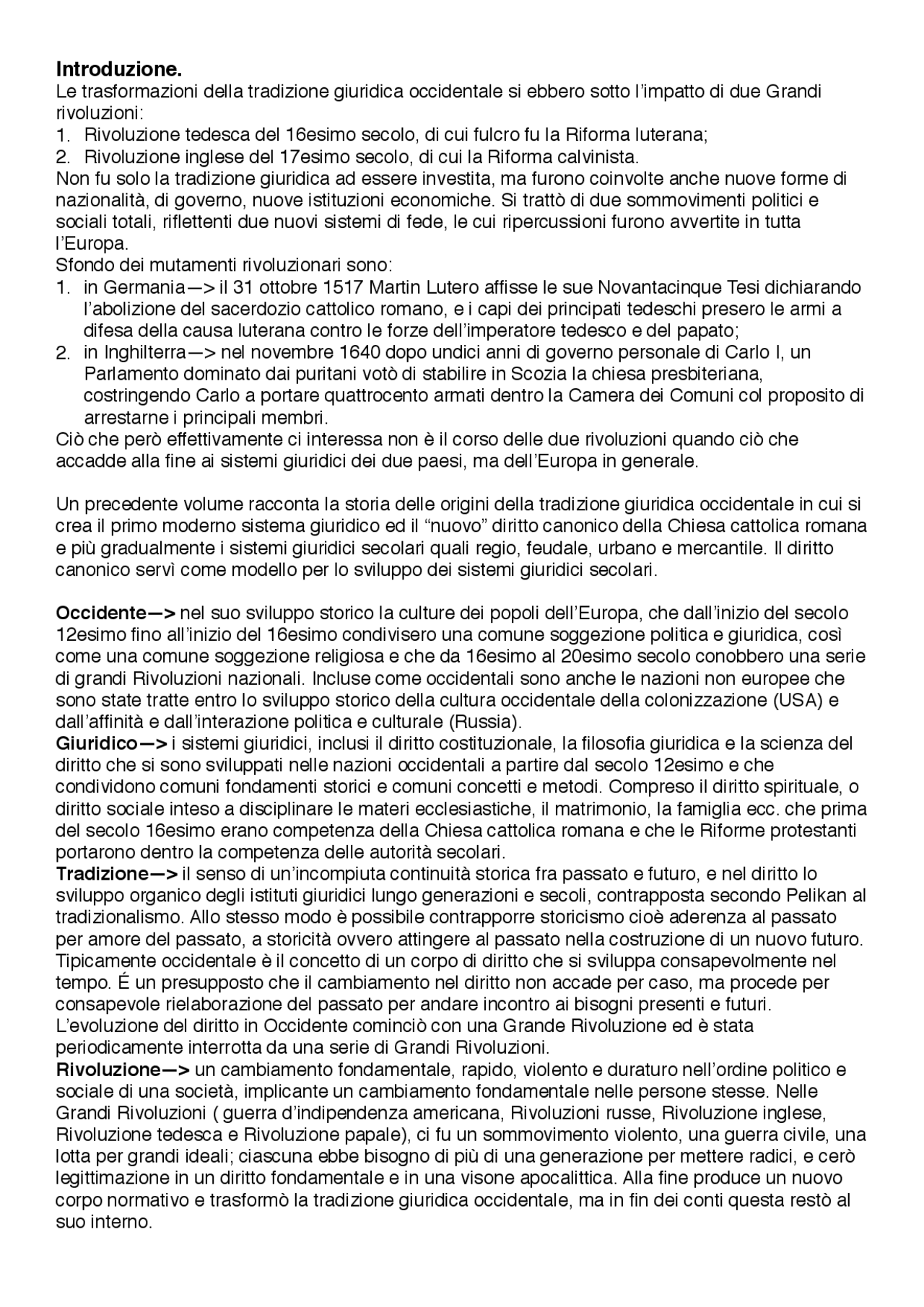 Berman Diritto E Rivoluzione Docsity